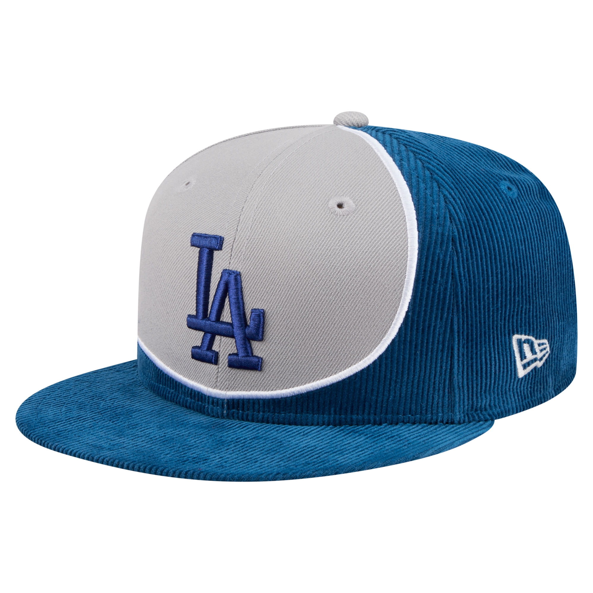 Men's New Era Royal/Gray Los Angeles Dodgers Retro Split Corduroy ...