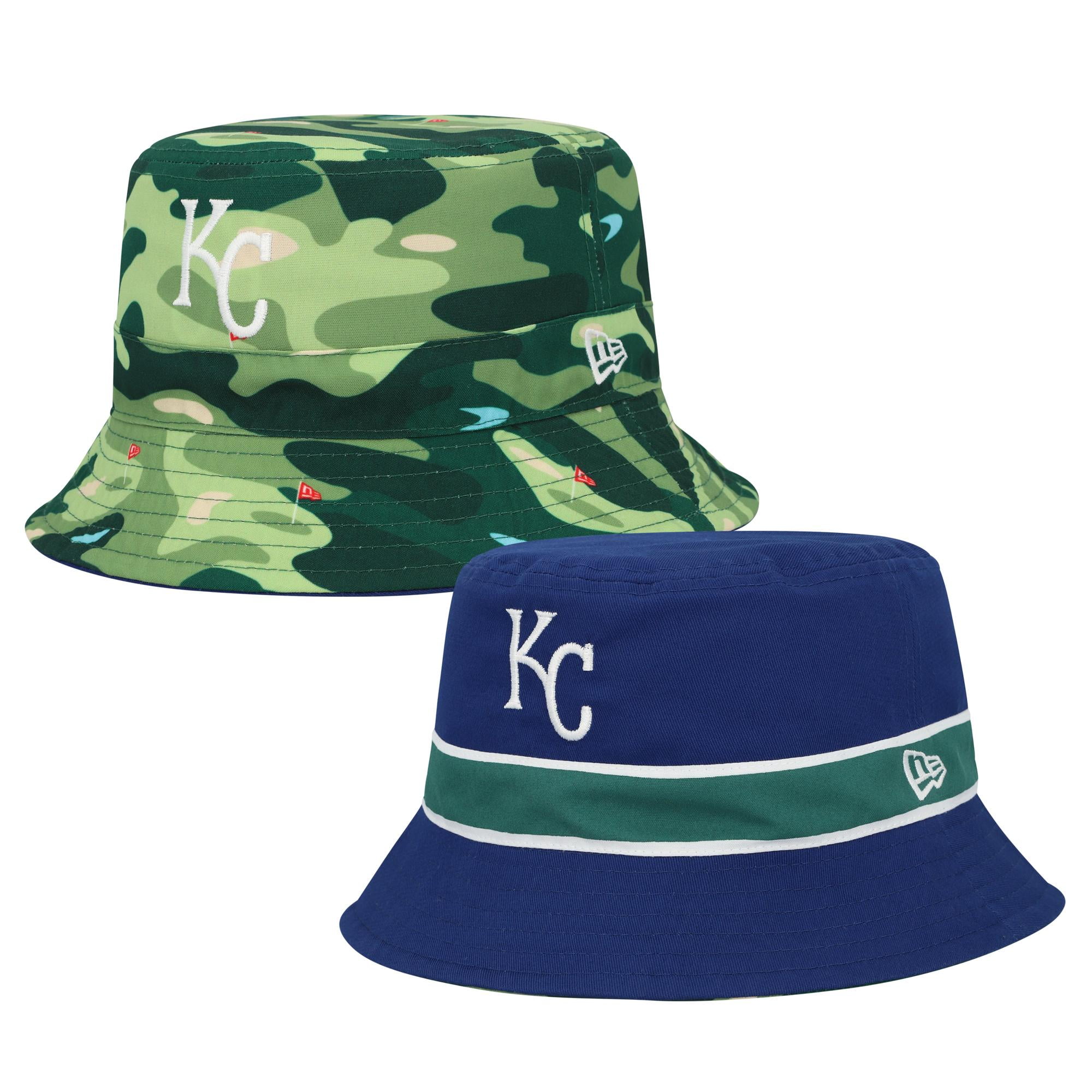 Men's New Era Royal Kansas City Royals Reverse Bucket Hat - Walmart.com