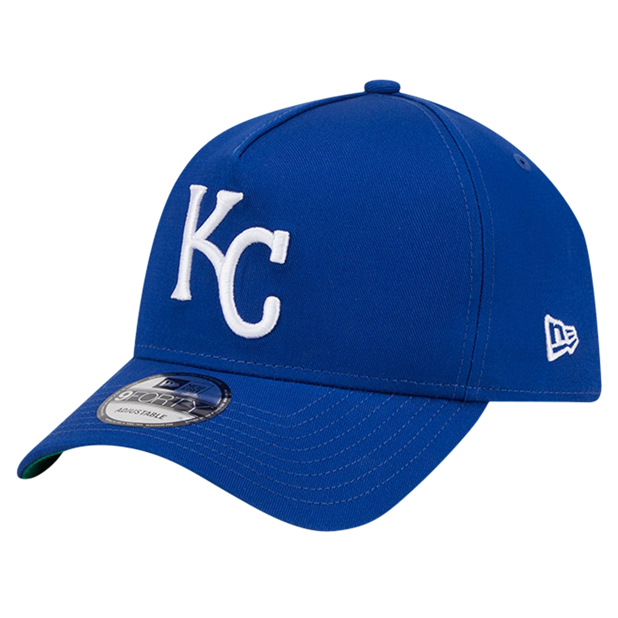 Men's New Era Royal Kansas City Royals Team Color A-Frame 9FORTY ...