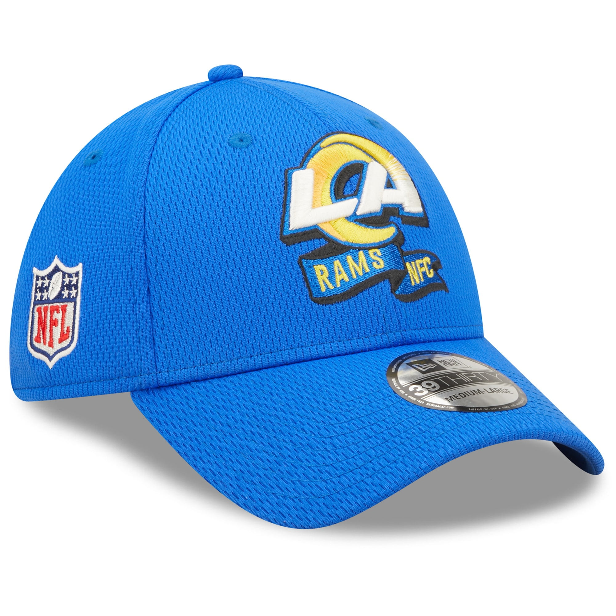 Men's New Era Royal Los Angeles Rams 2022 Sideline 39THIRTY Coaches ...