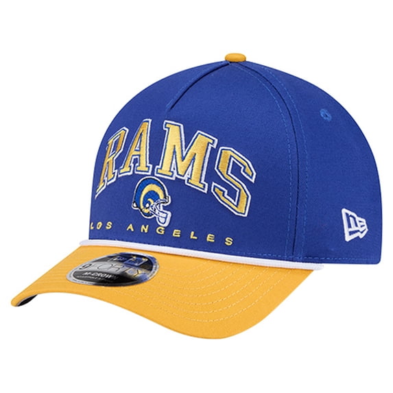 Men's New Era Royal Los Angeles Rams Throwback Arch COOLERA 9FORTY A ...