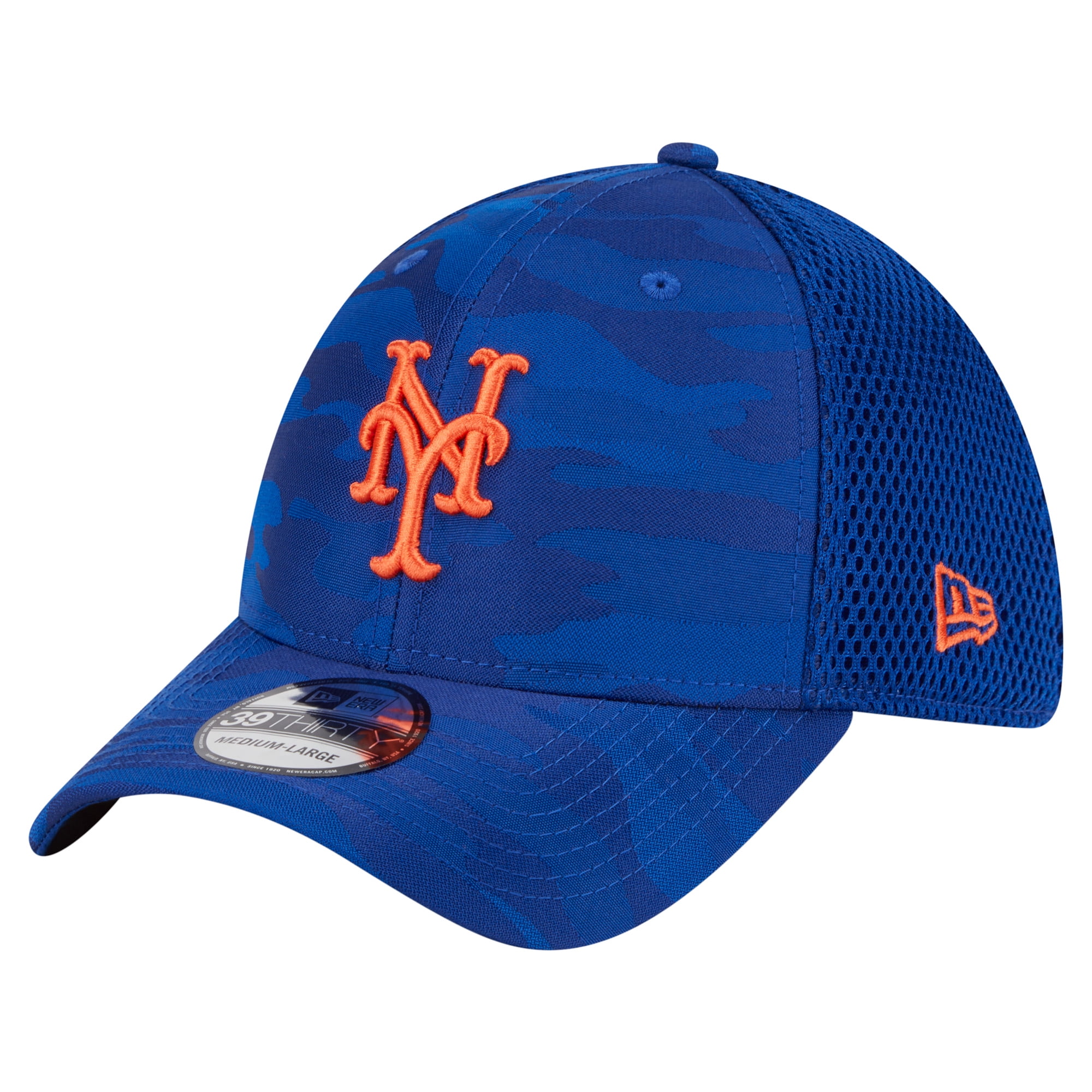Men's New Era Royal New York Mets Subtle Camo 39THIRTY Flex Hat ...