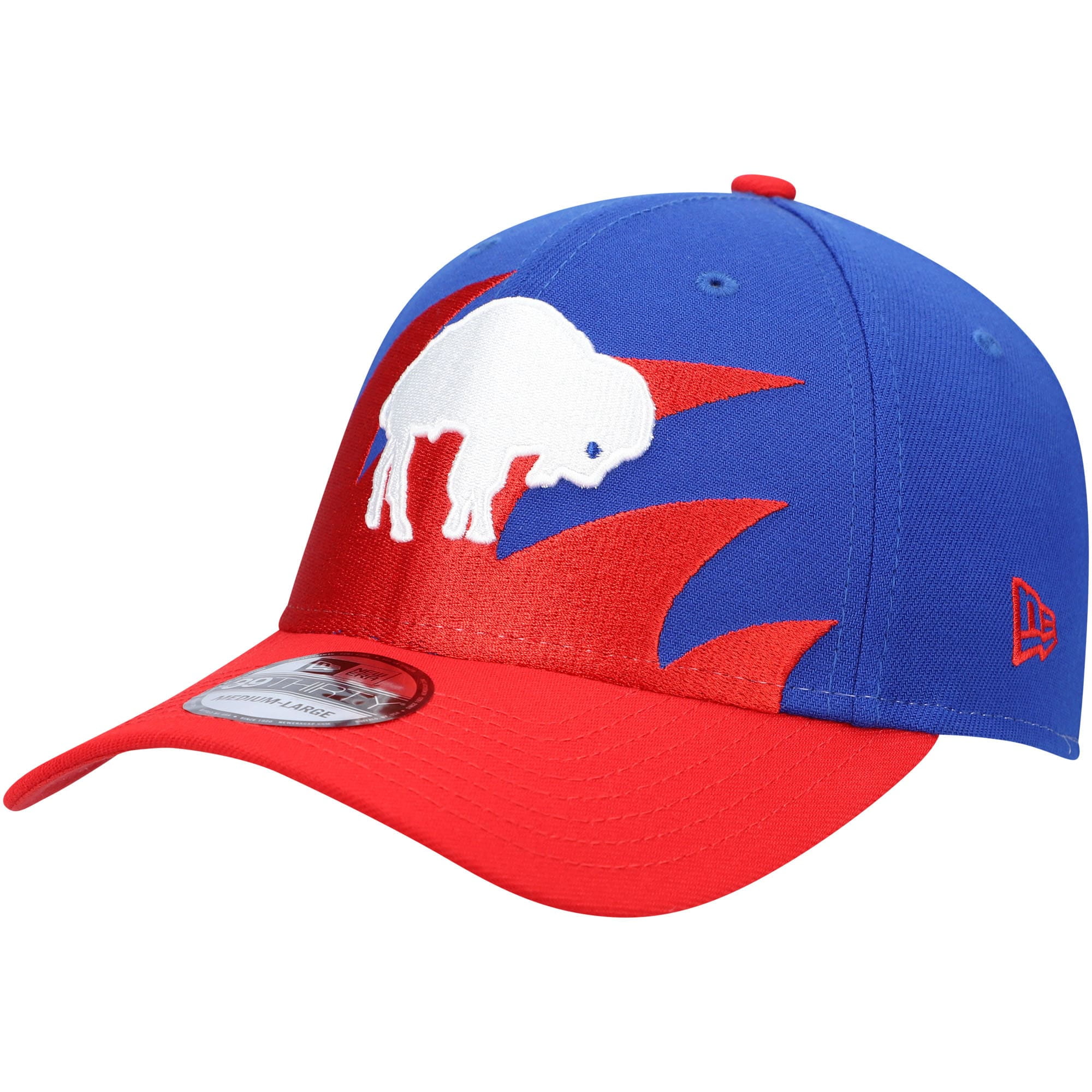 Men's New Era Royal/Red Buffalo Bills Surge 39THIRTY Flex Hat - Walmart.com