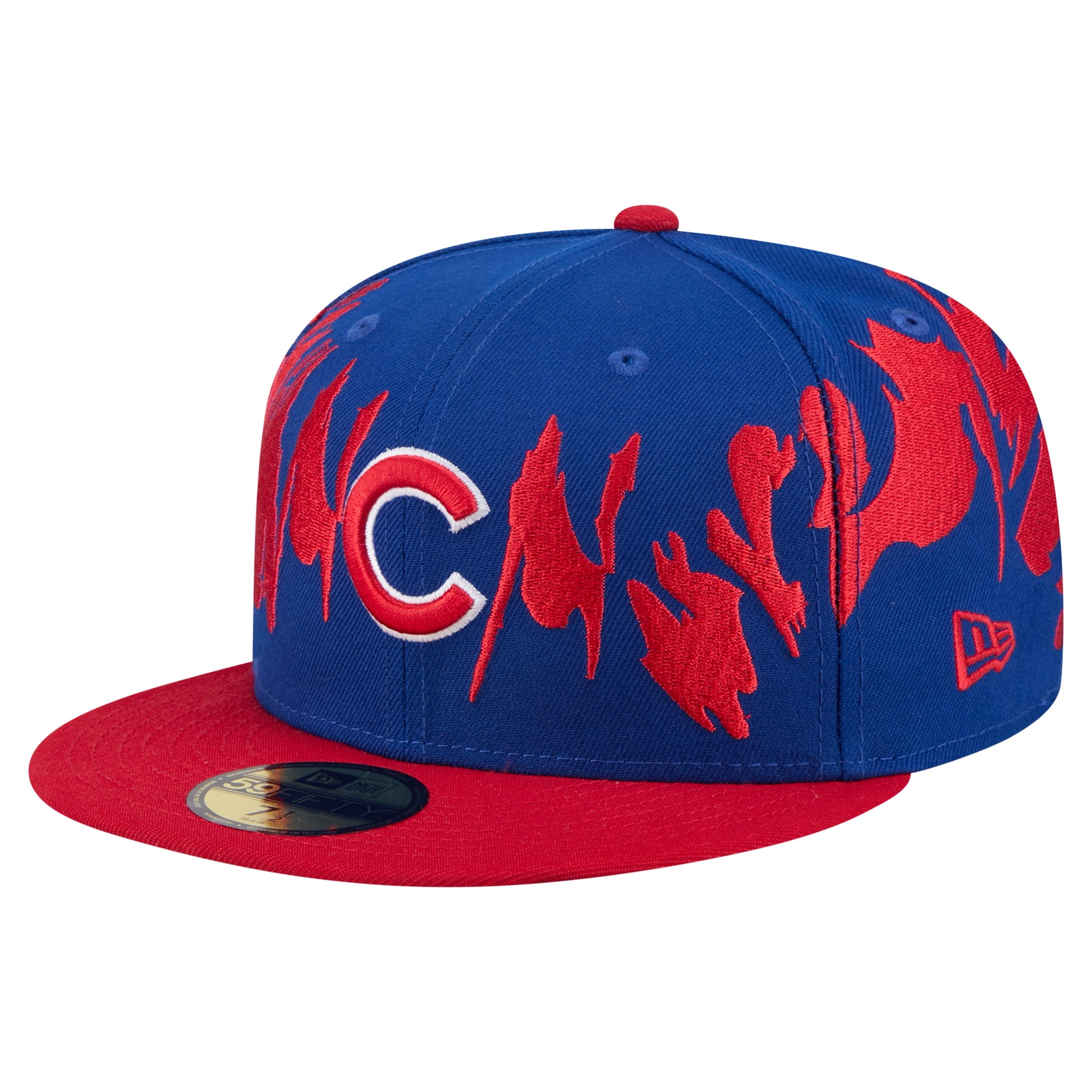 Men's New Era Royal/Red Chicago Cubs Retro Pattern 59FIFTY Fitted Hat ...