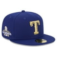 Men's New Era Royal Texas Rangers 2024 Gold Collection 59FIFTY Fitted ...
