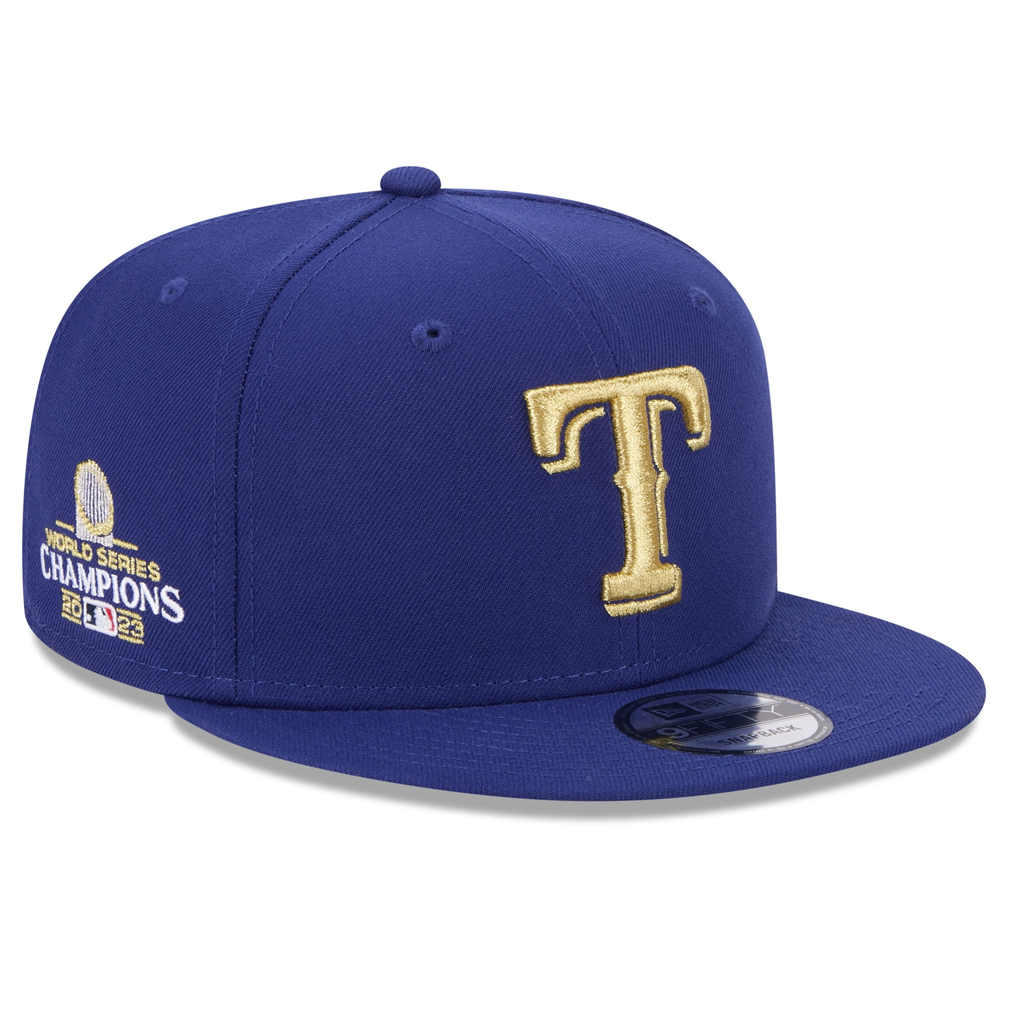 Men's New Era Royal Texas Rangers 2024 Gold Collection 9FIFTY Snapback ...