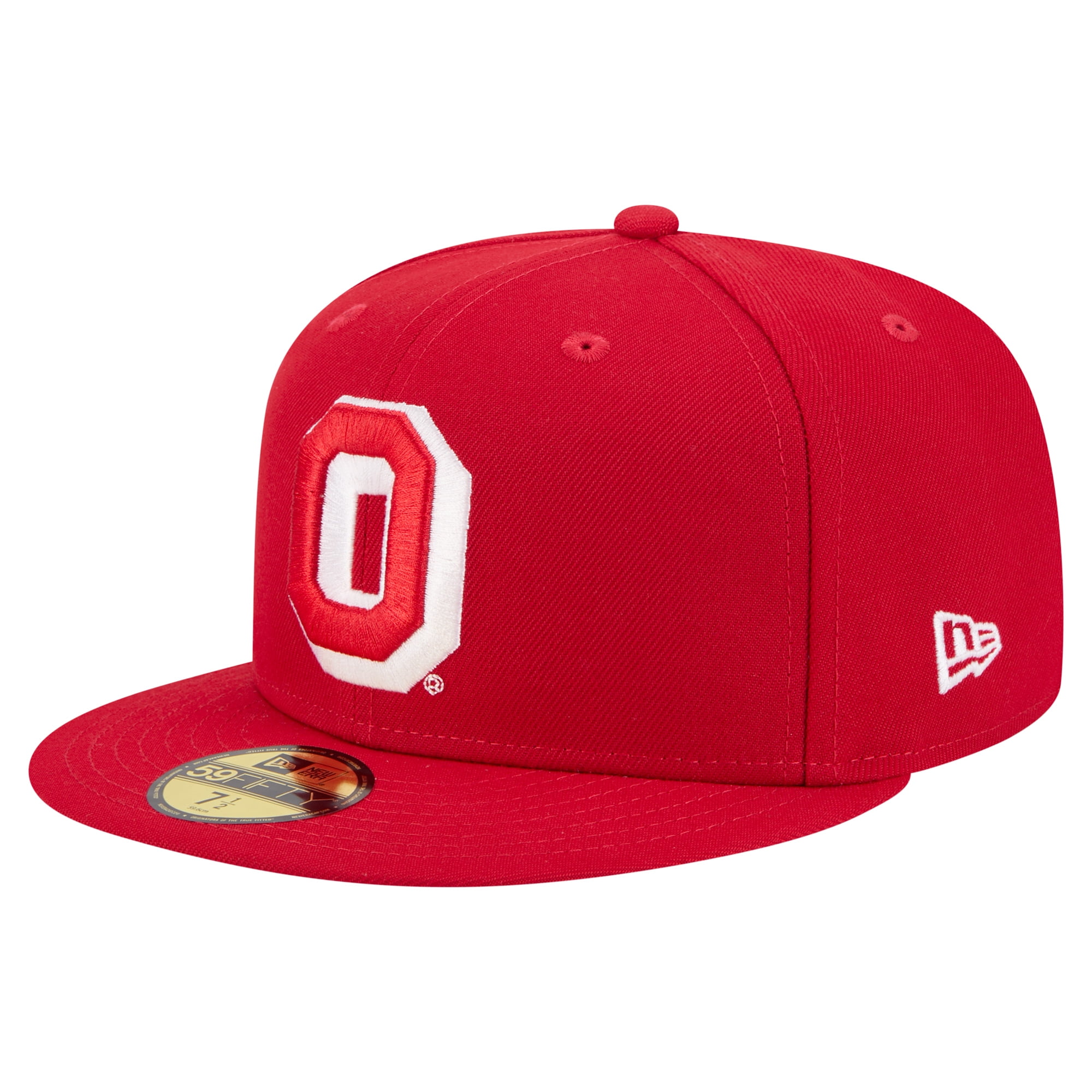 Men's New Era Scarlet Ohio State Buckeyes Vault 59FIFTY Fitted Hat ...
