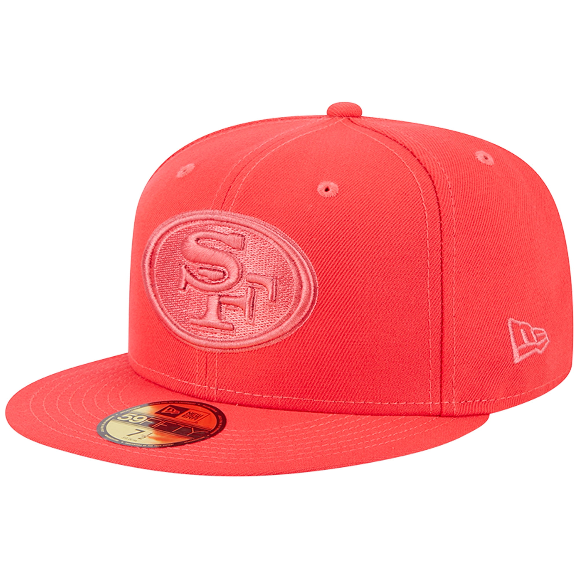 Men's New Era Scarlet San Francisco 49ers Color Pack Brights 59FIFTY ...