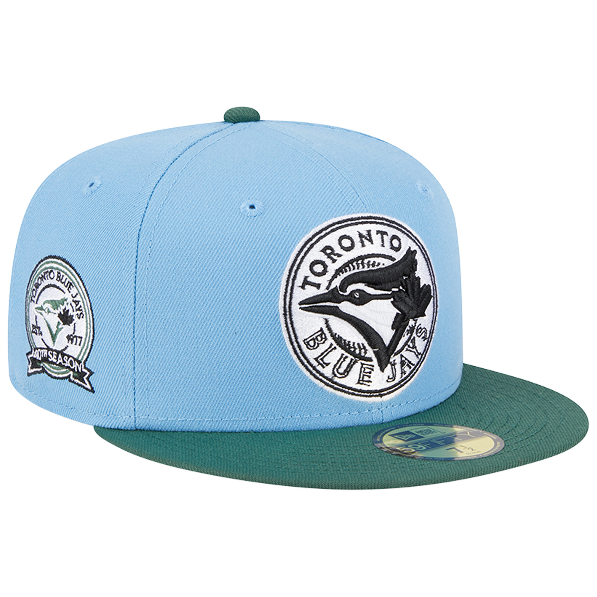 Men's New Era Sky Blue/Cilantro Toronto Blue Jays 40th Season ...