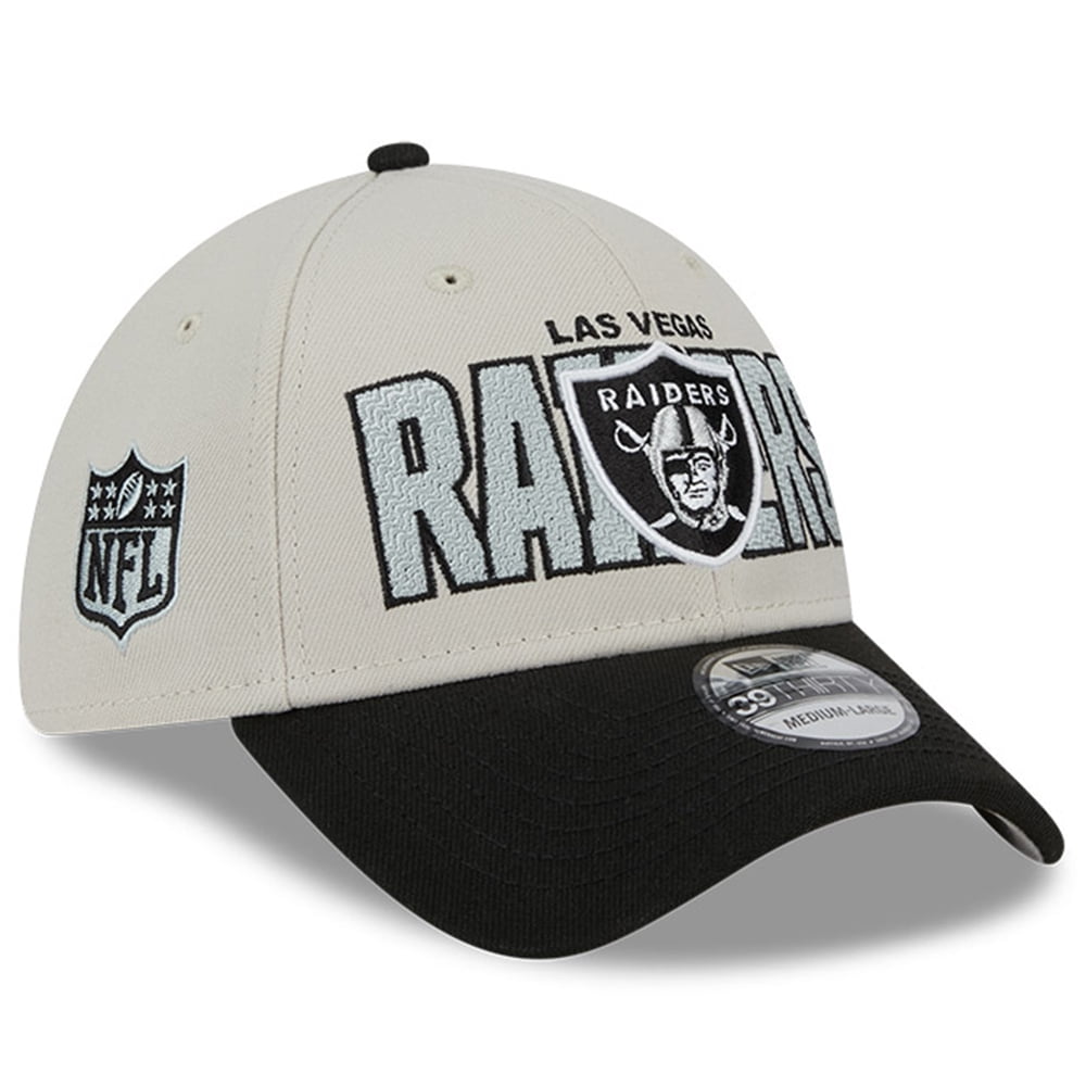 Men's New Era Stone/Black Las Vegas Raiders 2023 NFL Draft 39THIRTY ...