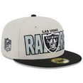 Men's New Era Stone/Black Las Vegas Raiders 2023 NFL Draft On Stage 59FIFTY Fitted Hat - Walmart.com