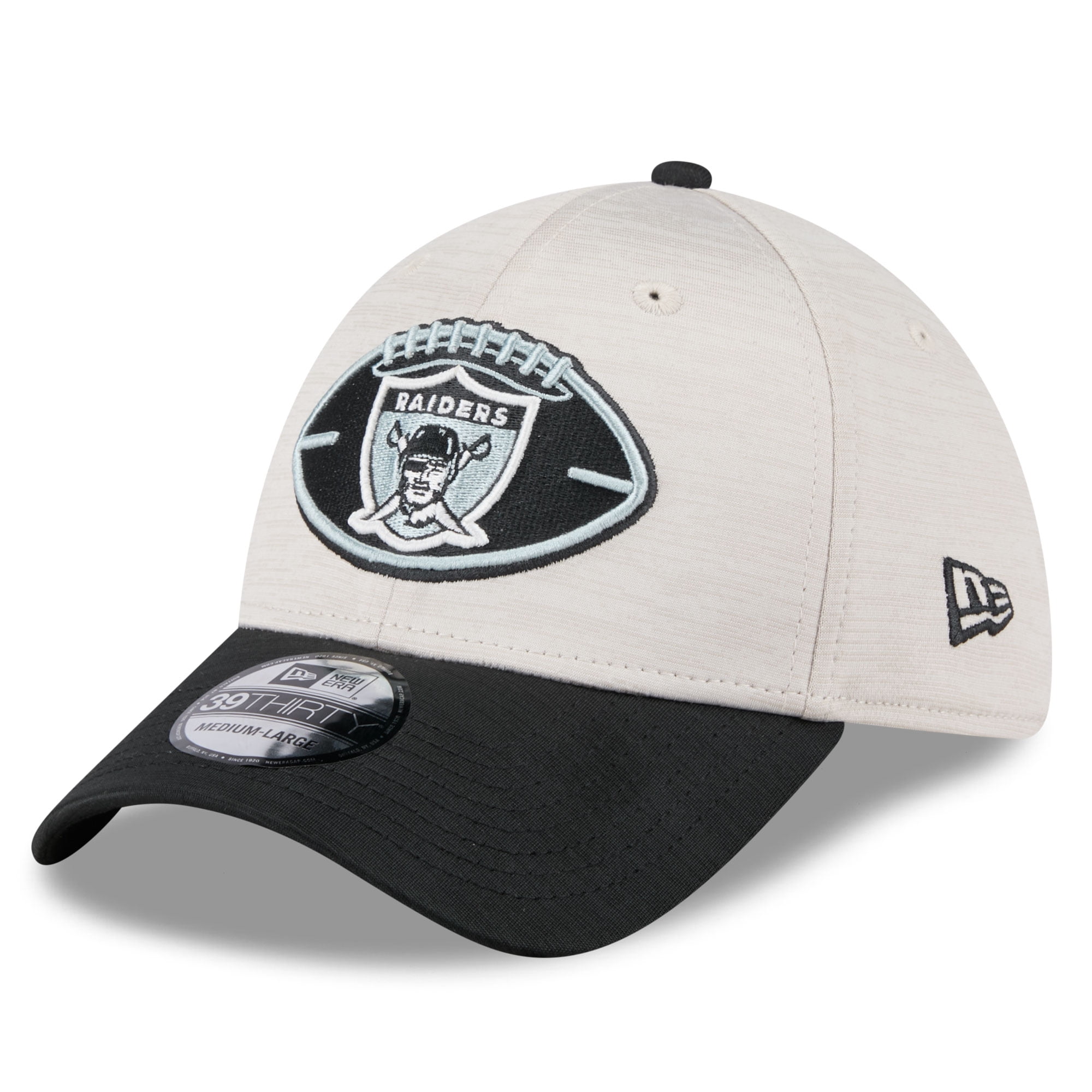 Men's New Era Stone/Black Las Vegas Raiders 2024 Sideline Historic ...