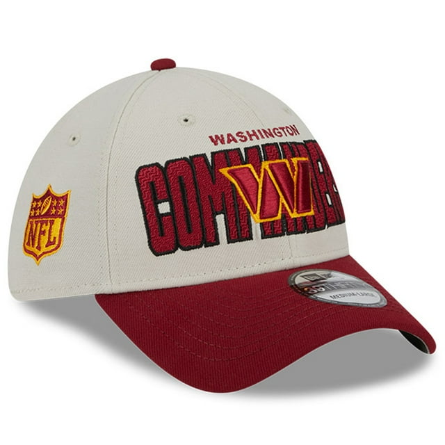 Men's New Era Stone/Burgundy Washington Commanders 2023 NFL Draft ...