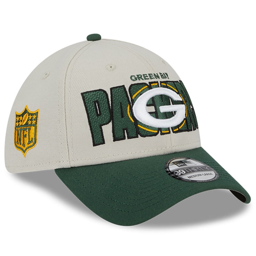 Men's New Era Stone/Green Green Bay Packers 2023 NFL Draft 39THIRTY ...