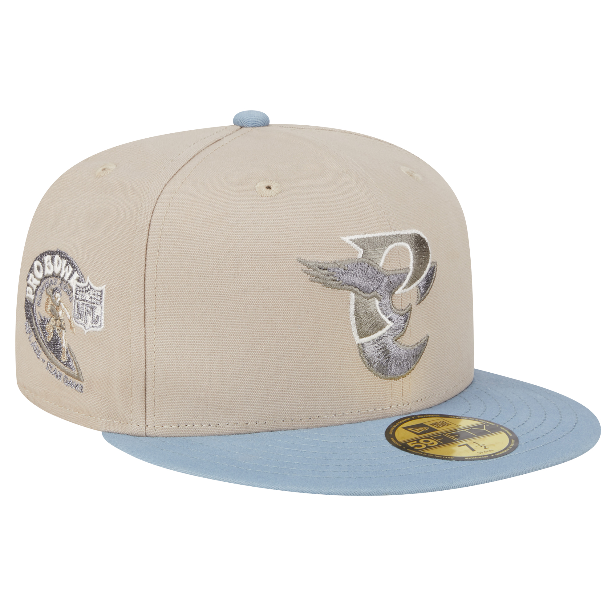 Men's New Era Stone/Light Blue Philadelphia Eagles City Originals ...