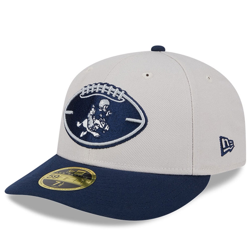 Men's New Era Stone/Navy Dallas Cowboys 2024 Sideline Historic Low ...