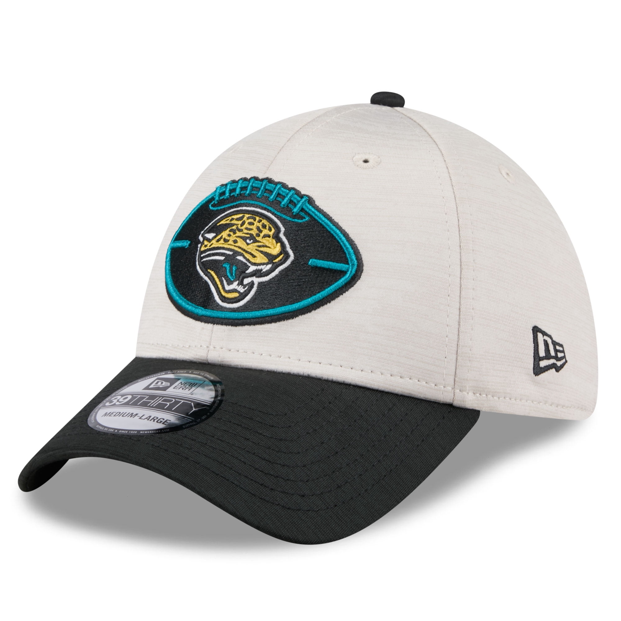 Men's New Era Stone/Teal Jacksonville Jaguars 2024 Sideline Historic ...