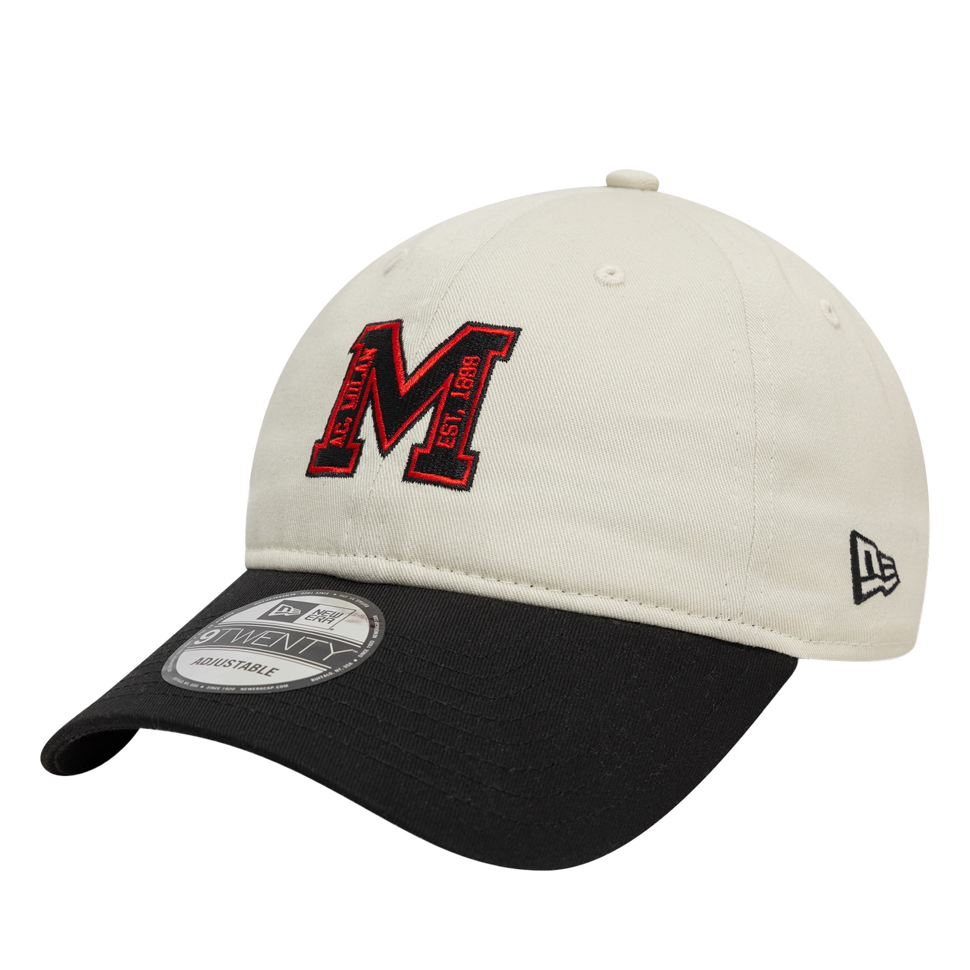 Men's New Era Tan AC Milan Letter Logo 9TWENTY Adjustable Hat - Walmart.com