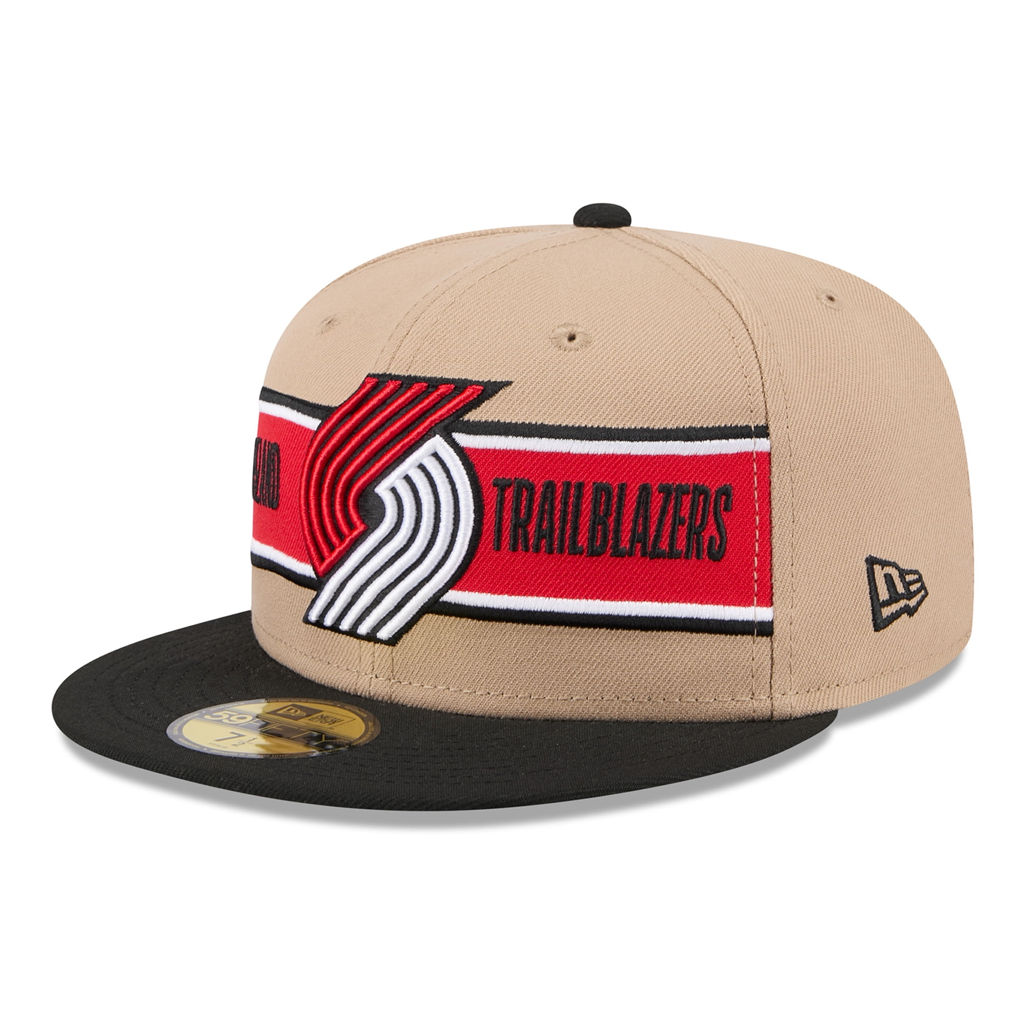 Men's New Era Tan/Black Portland Trail Blazers 2024 NBA Draft 59FIFTY ...