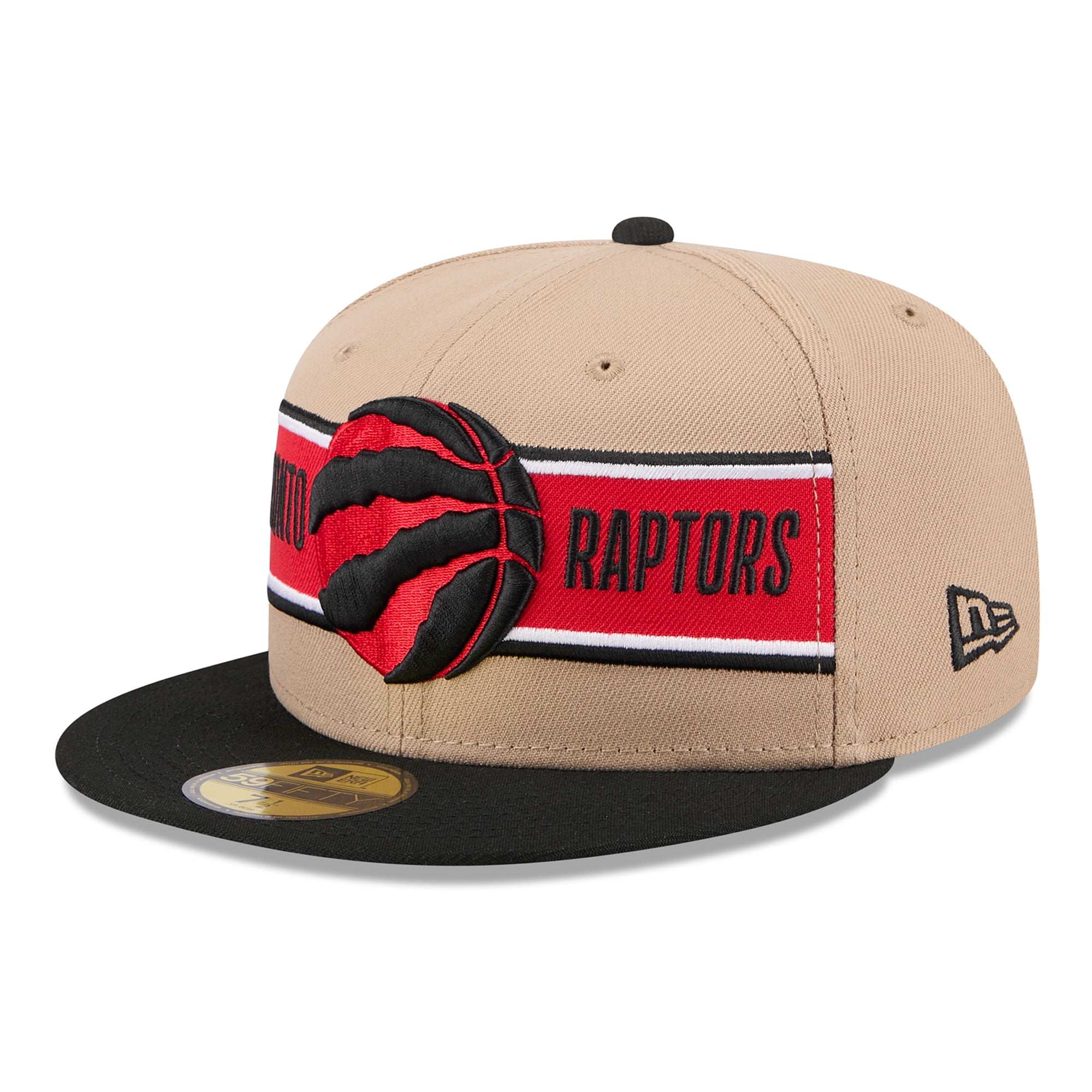 Men's New Era Tan/Black Toronto Raptors 2024 NBA Draft 59FIFTY Fitted ...