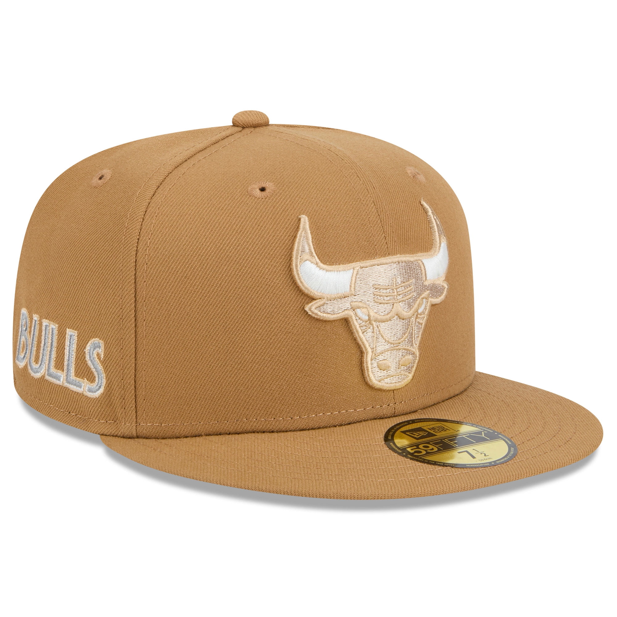 Men's New Era Tan Chicago Bulls 2024/25 City Edition Alternate 59FIFTY ...