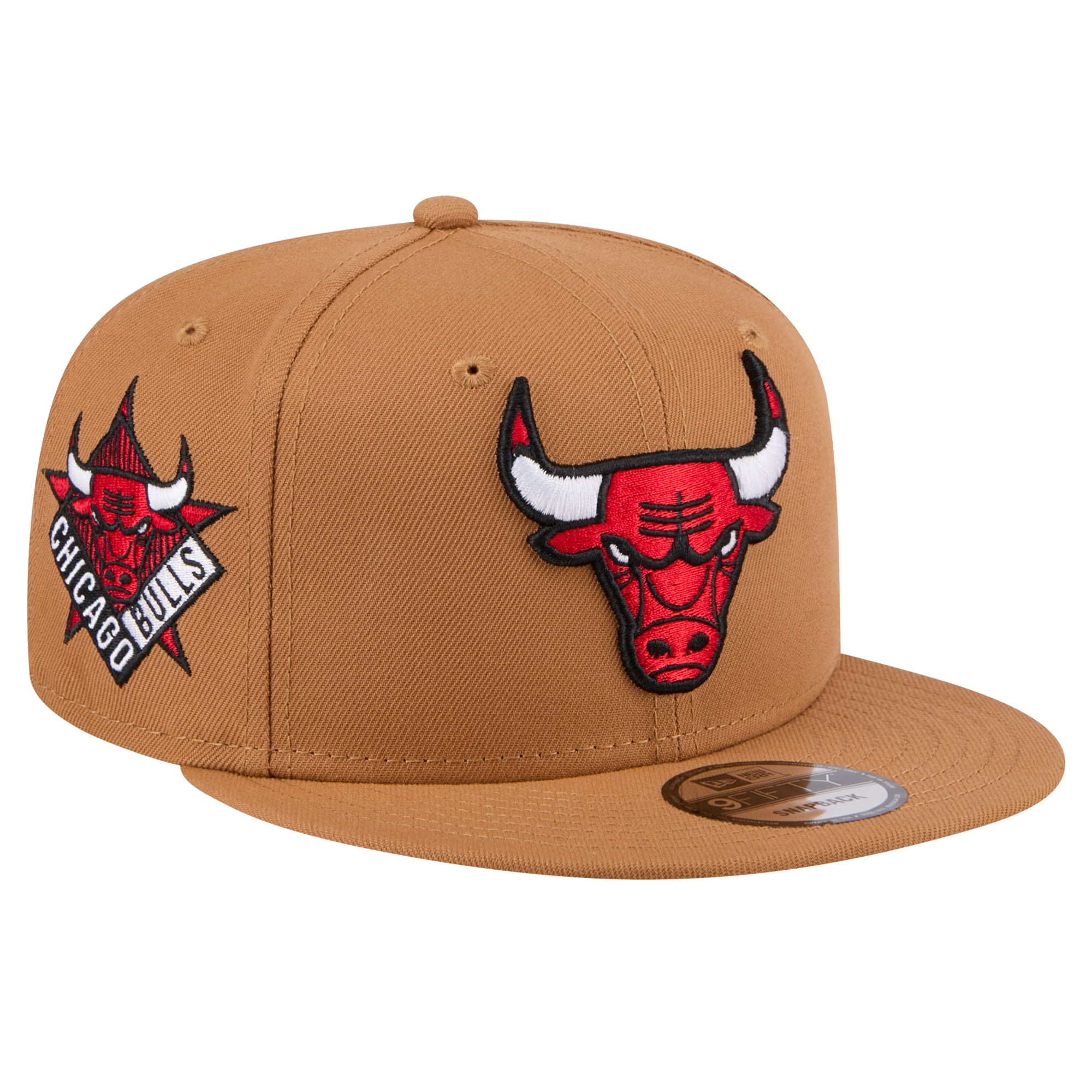Men's New Era Tan Chicago Bulls Color Pack 9FIFTY Snapback Hat ...