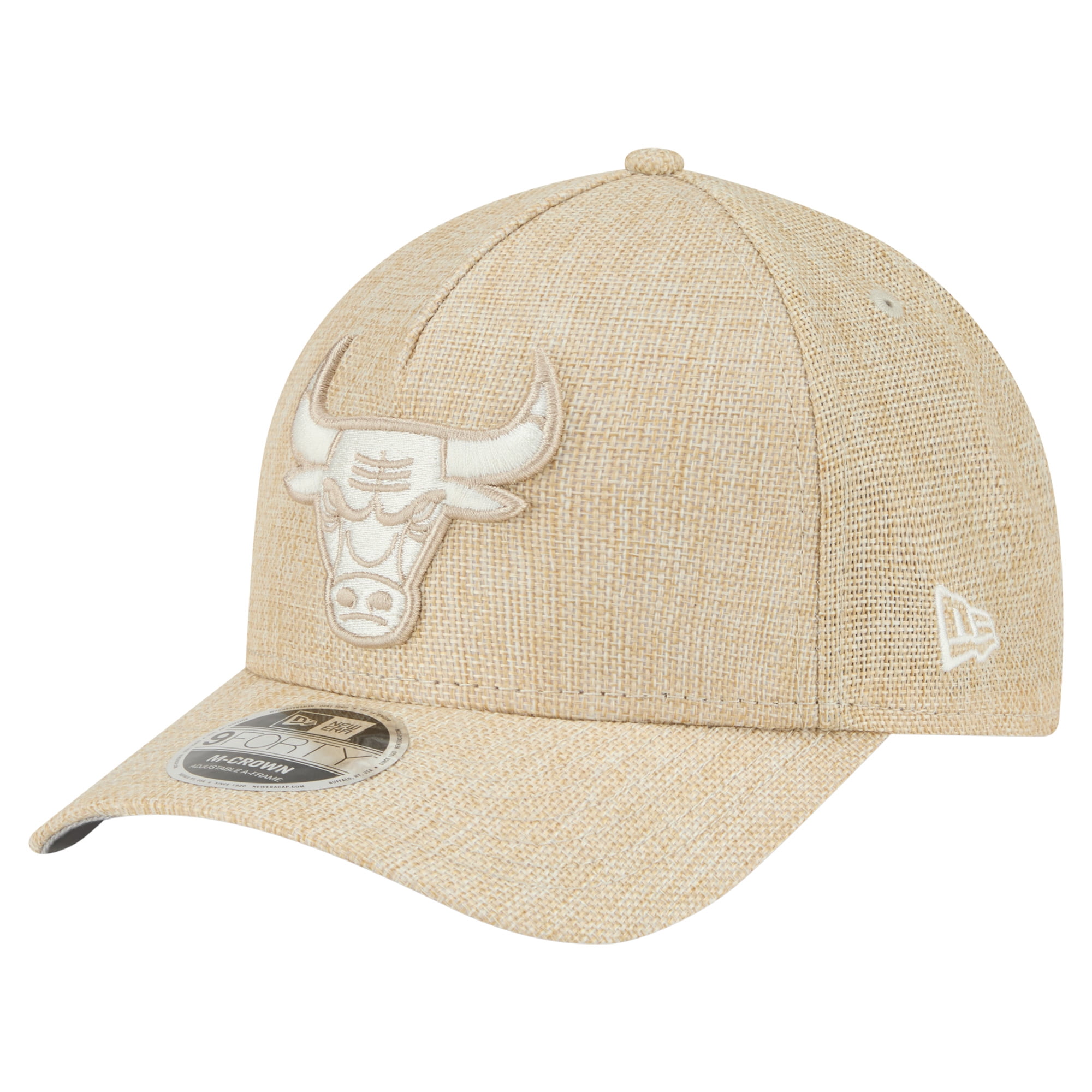 Men's-New Era Tan Chicago Bulls Injection Woven A-Frame 9FORTY ...