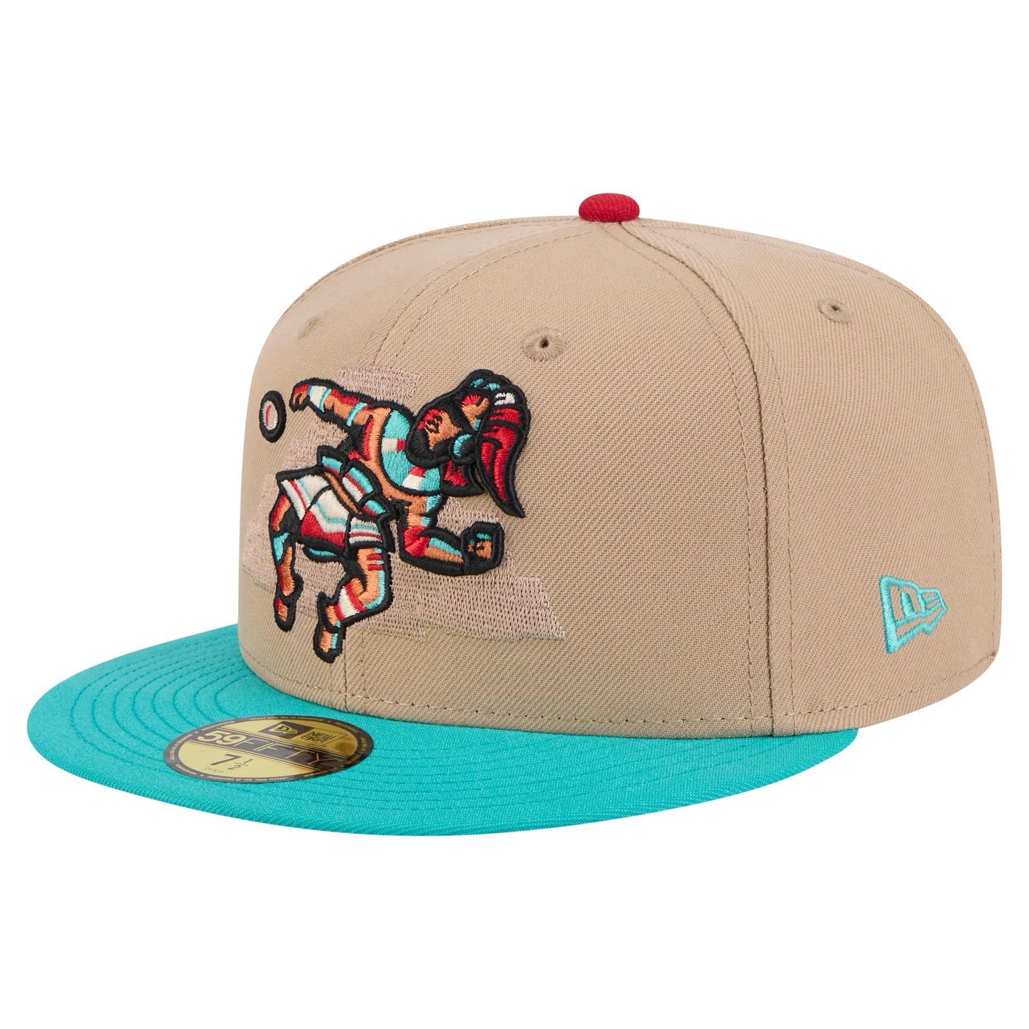 Men's New Era Tan Pensacola Blue Wahoos Copa de la Diversi-n 59FIFTY ...