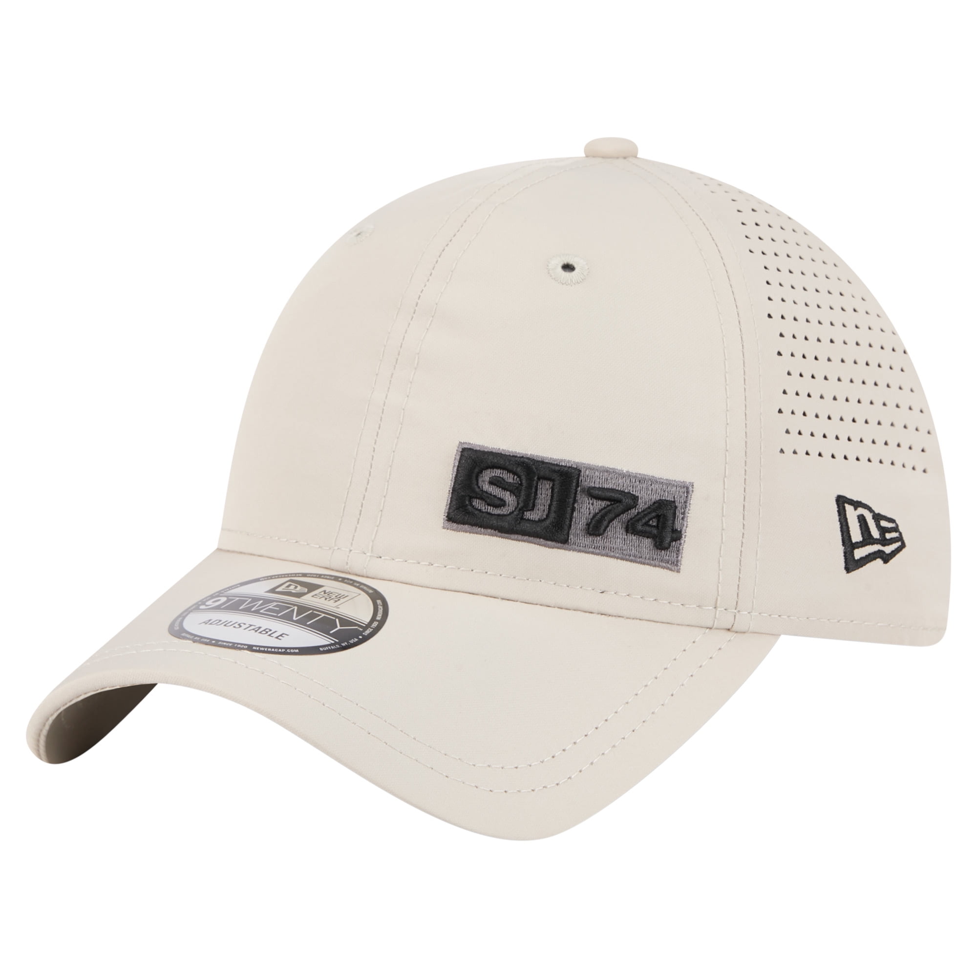 Men's-New Era Tan San Jose Earthquakes Active 9TWENTY Adjustable Hat ...
