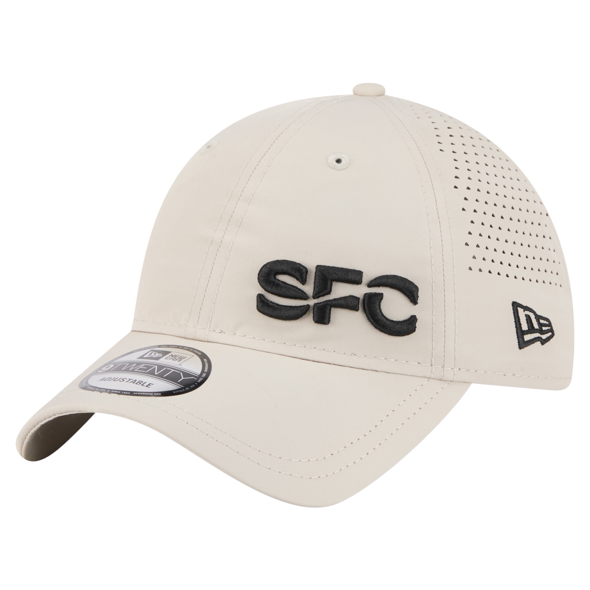 Men's-New Era Tan Seattle Sounders FC Active 9TWENTY Adjustable Hat ...