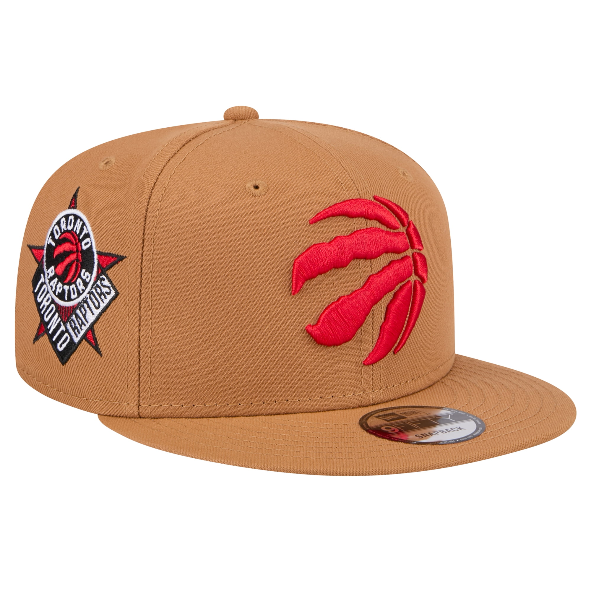 Men's New Era Tan Toronto Raptors Color Pack 9FIFTY Snapback Hat ...