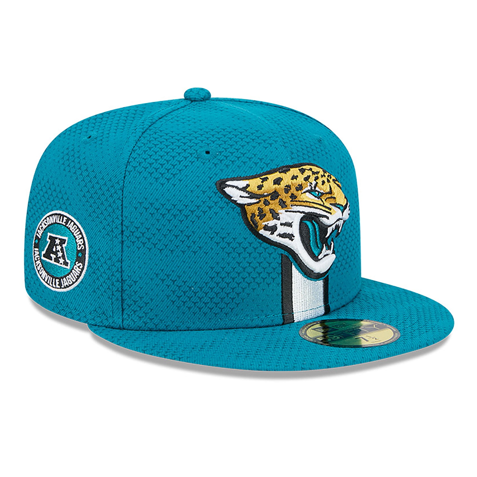 Men's New Era Teal Jacksonville Jaguars 2024 Sideline 59FIFTY Fitted ...