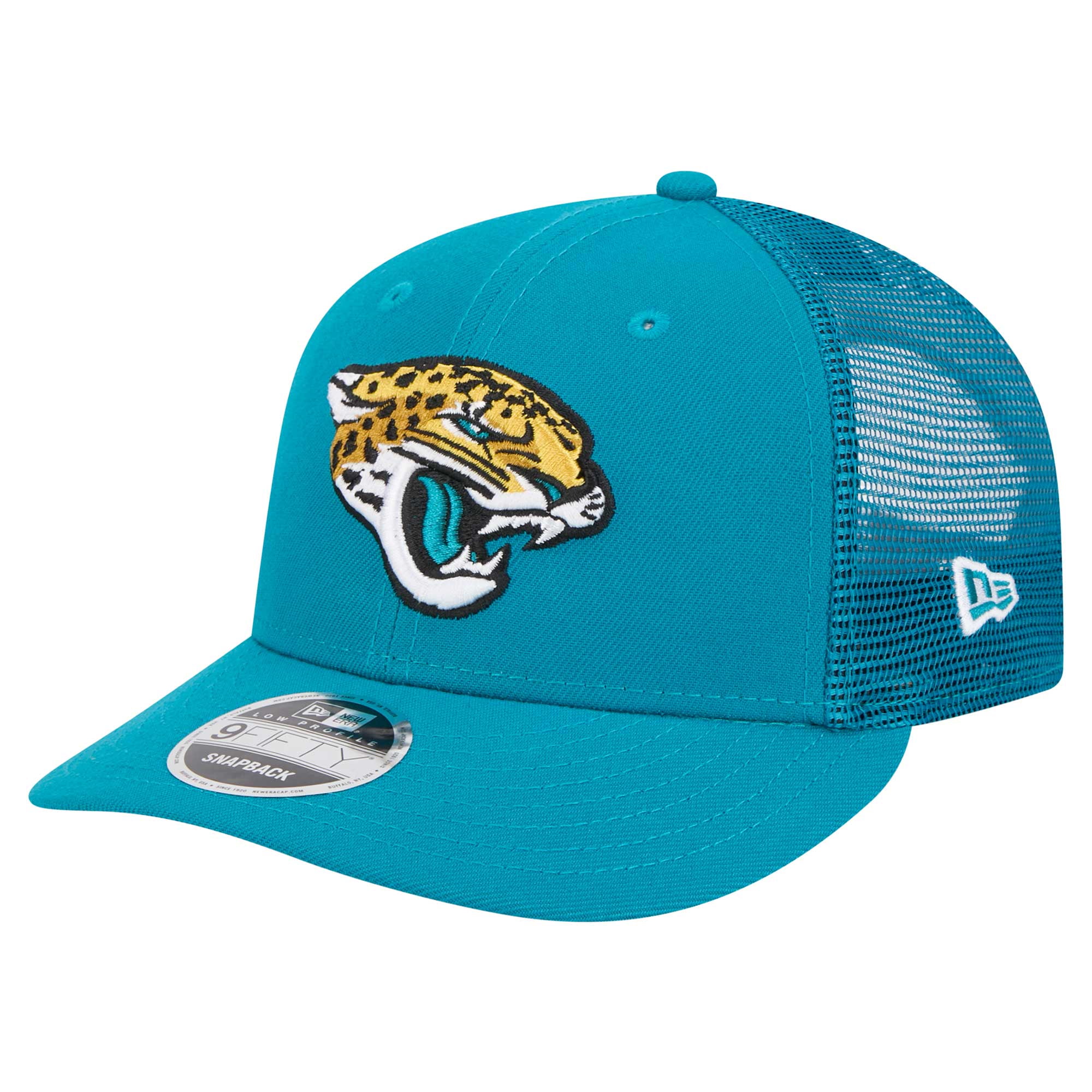 Men's New Era Teal Jacksonville Jaguars Low Profile 9FIFTY Snapback Hat ...