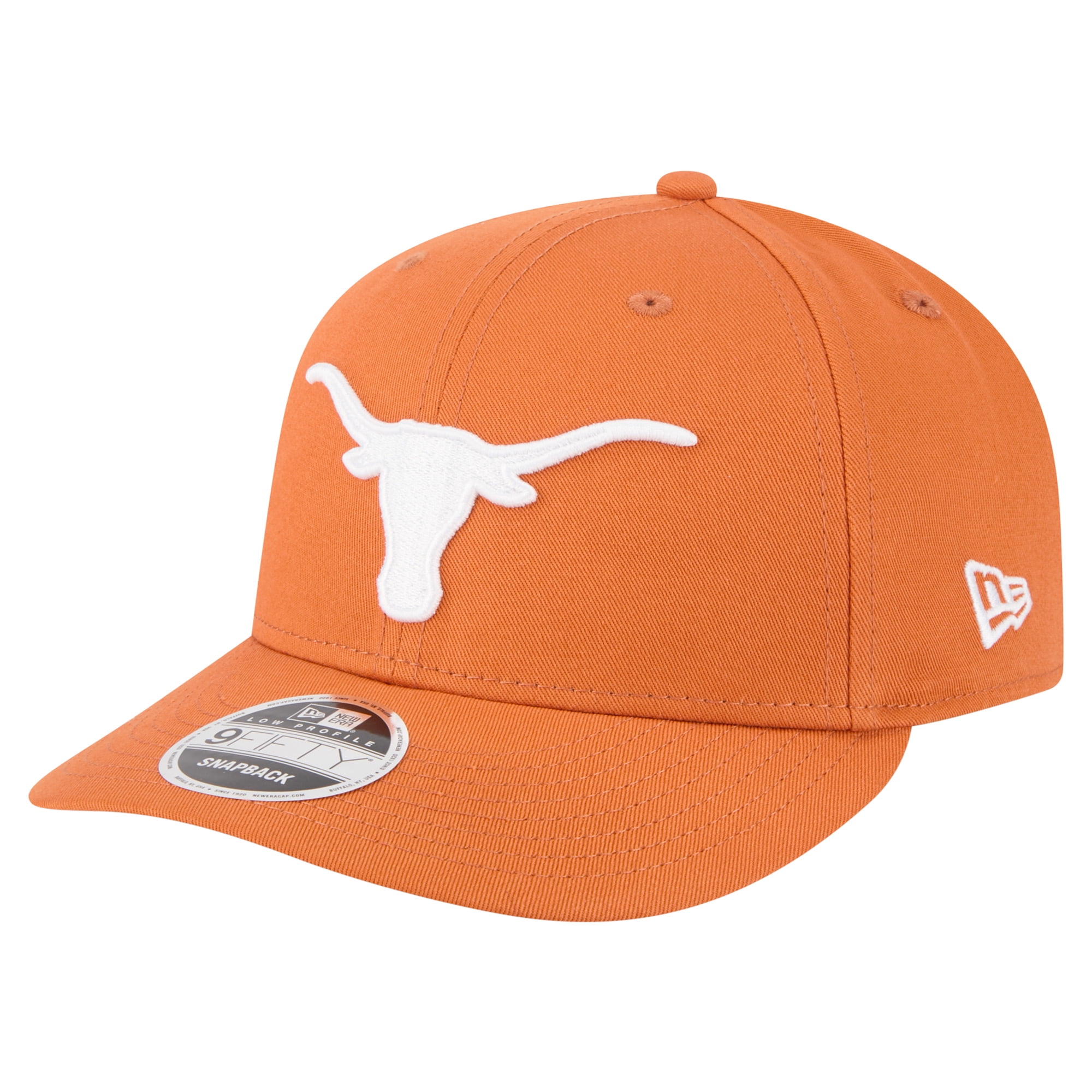 Men's-New Era Texas Orange Texas Longhorns Low Profile 9FIFTY Snapback ...