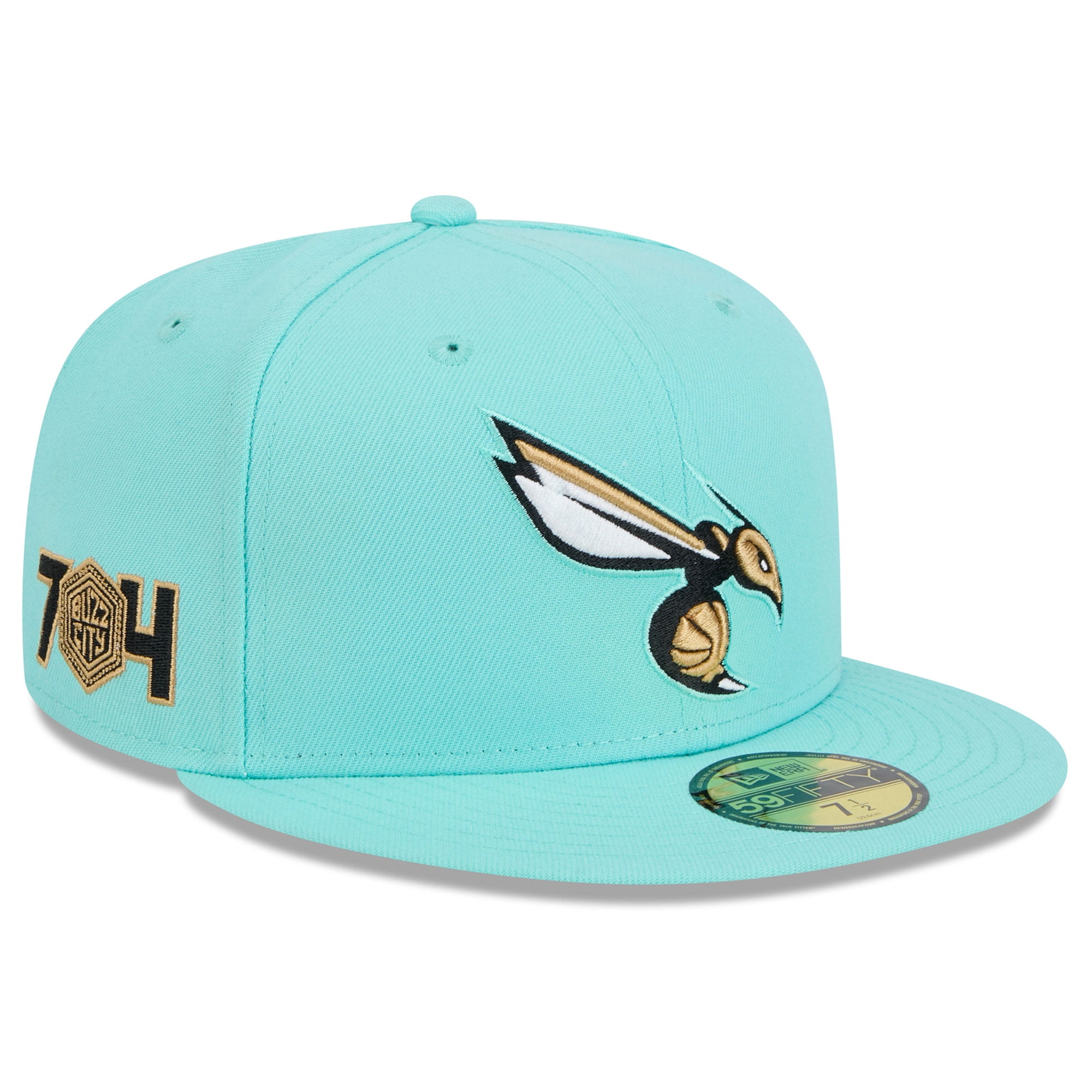 Men's New Era Turquoise Charlotte Hornets 2024/25 City Edition ...