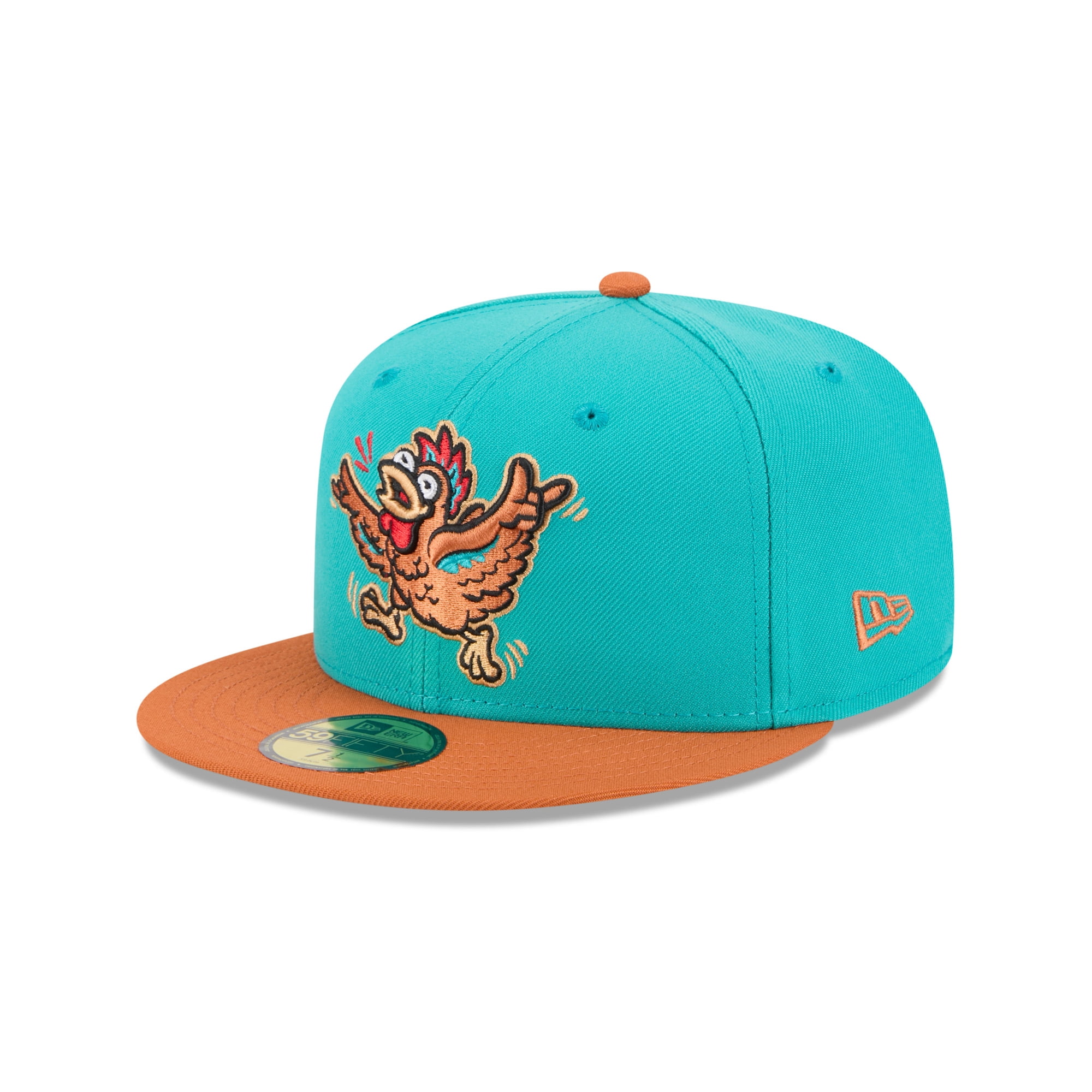 Men's-New Era Turquoise Winston-Salem Dash Theme Nights 59FIFTY Fitted ...