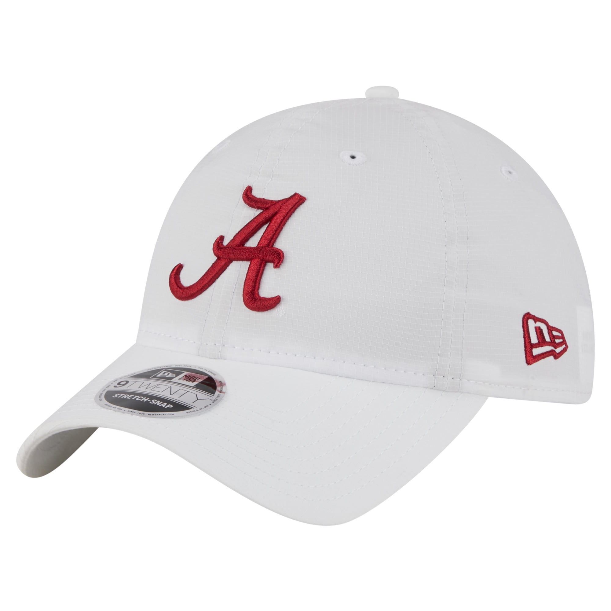 Men's New Era White Alabama Crimson Tide Active Ripstop 9TWENTY ...