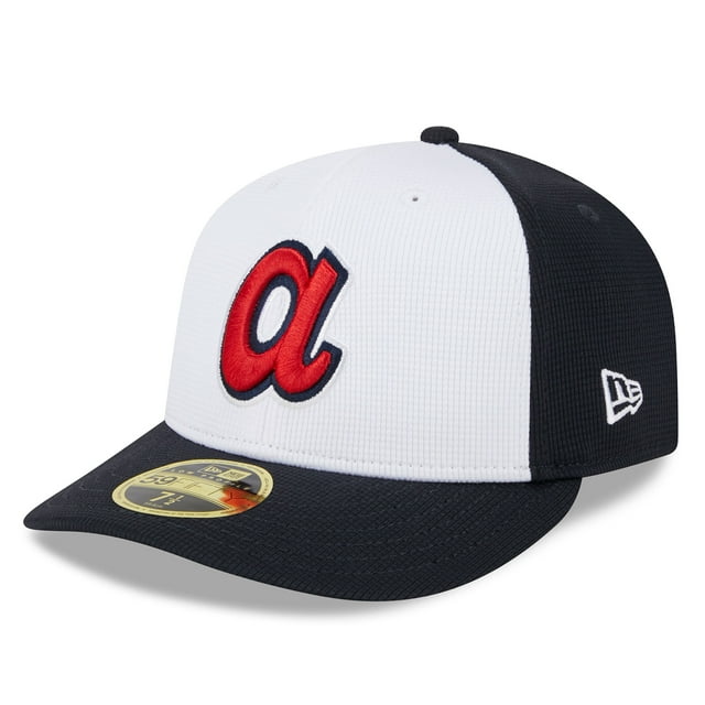 Men's New Era White Atlanta Braves 2024 Batting Practice Low Profile ...