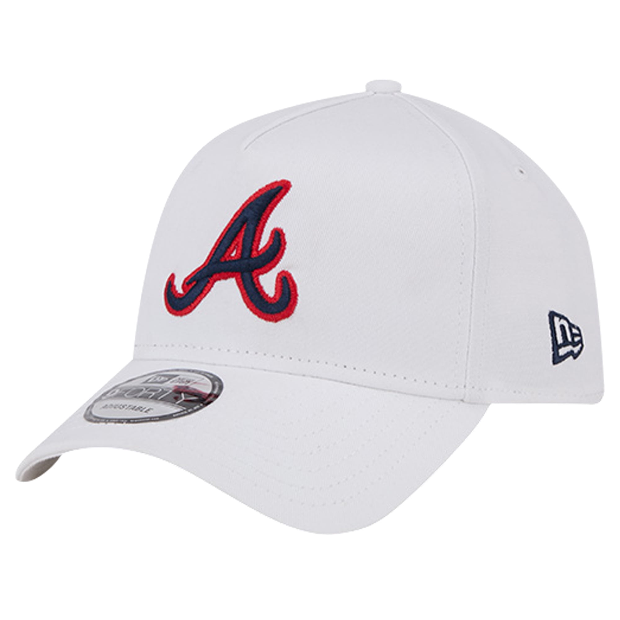 Men's New Era White Atlanta Braves TC A-Frame 9FORTY Adjustable Hat ...