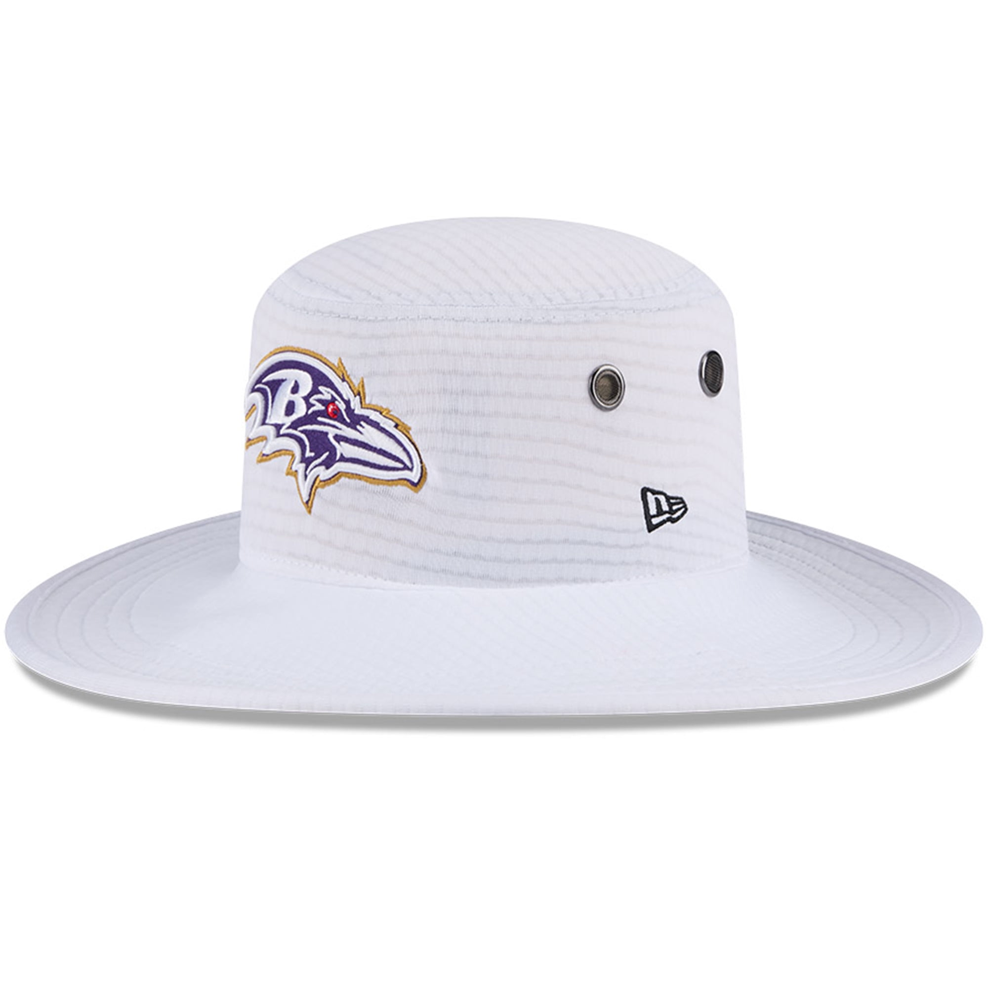 Men's New Era White Baltimore Ravens 2024 NFL Training Camp Panama ...