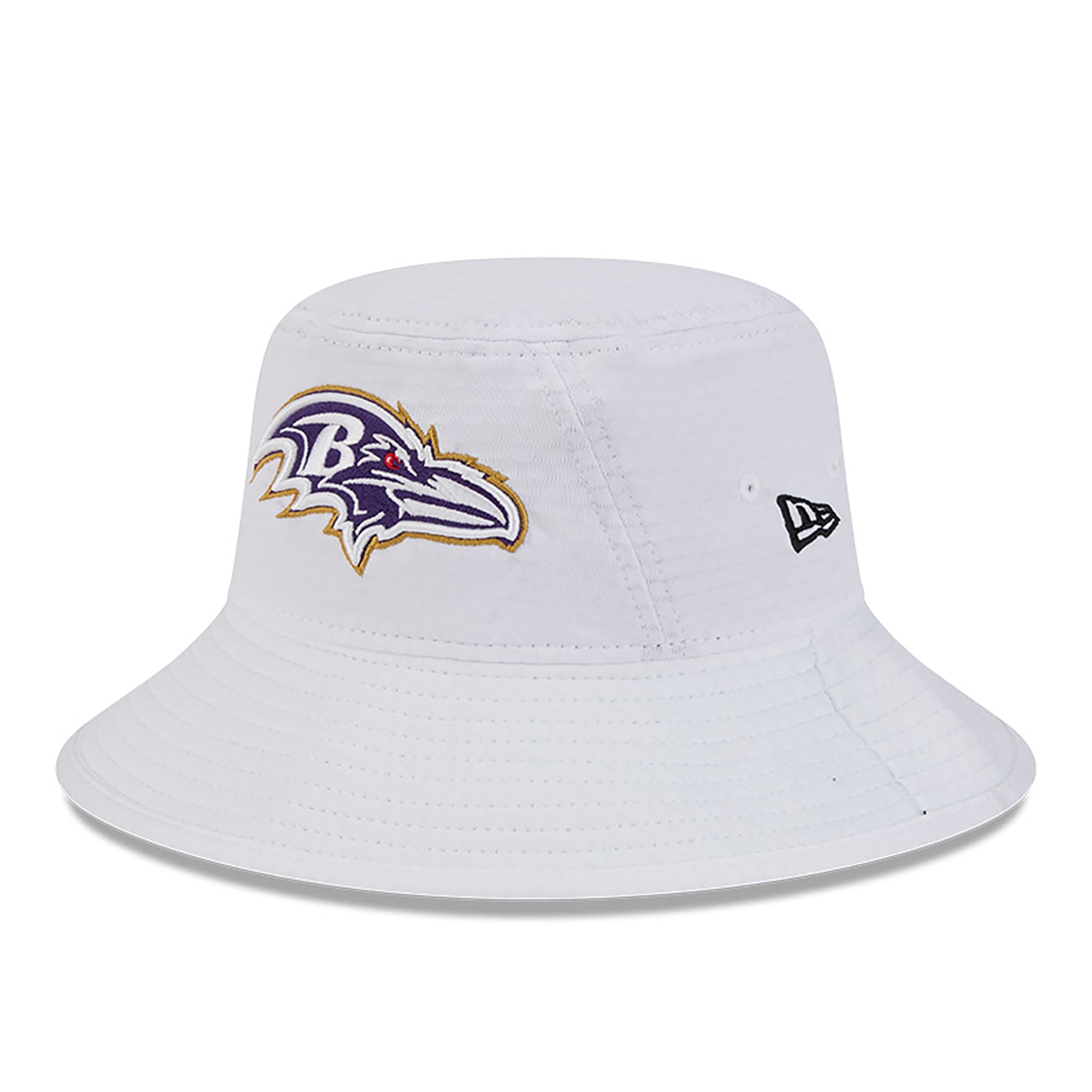 Men's New Era White Baltimore Ravens 2024 NFL Training Camp Stretch ...