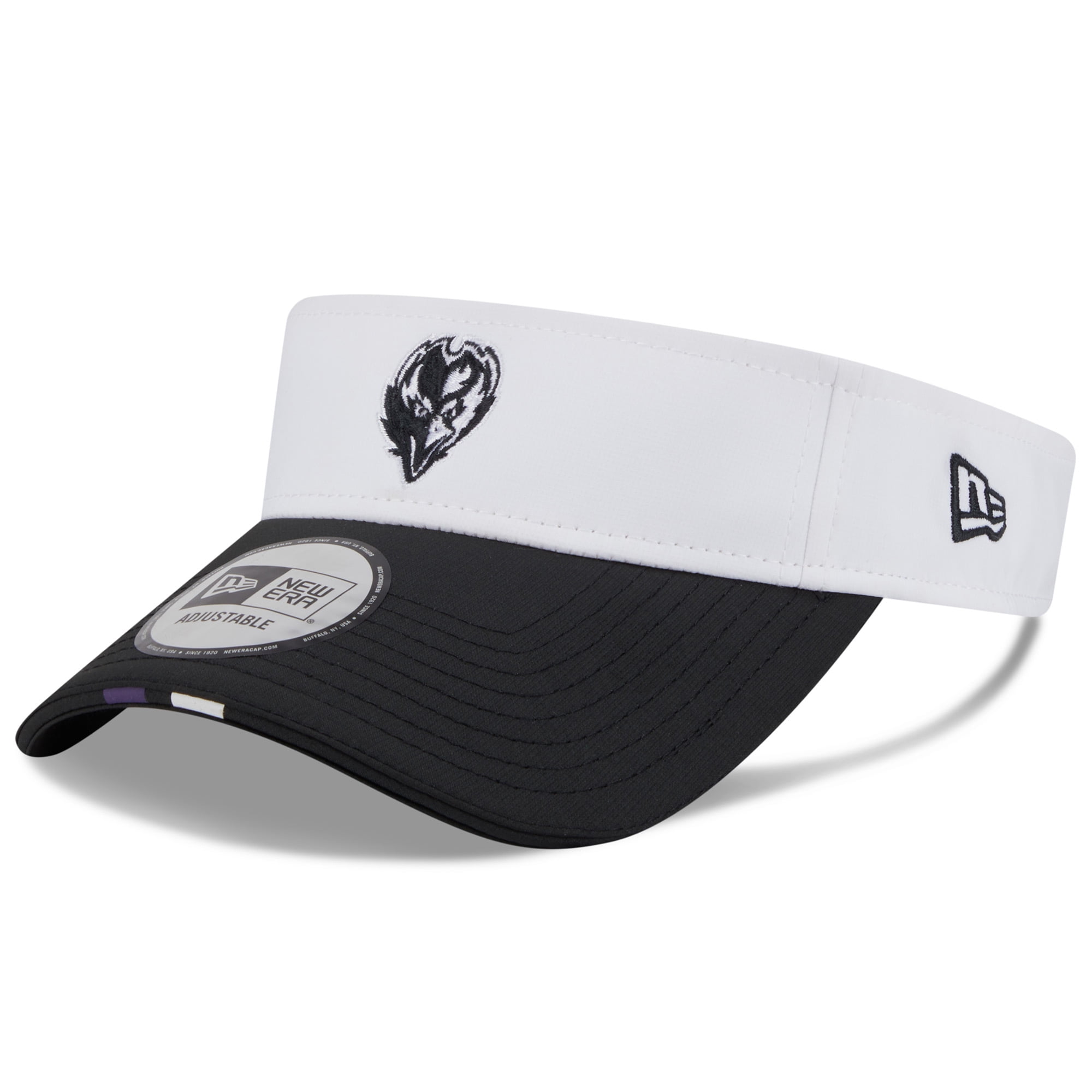 Men's New Era White/Black Baltimore Ravens 2025 NFL Training Camp ...