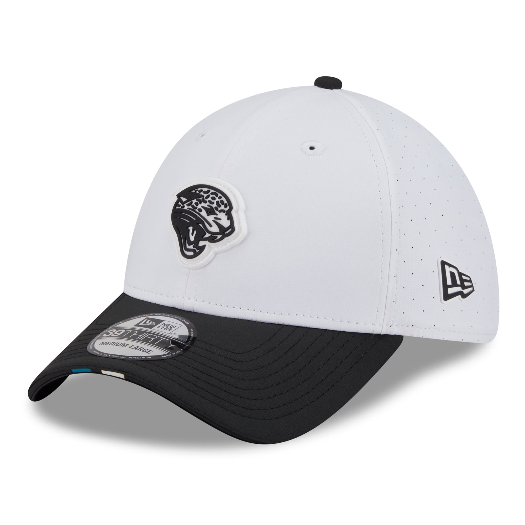 Men's New Era White/Black Jacksonville Jaguars 2025 NFL Training Camp ...