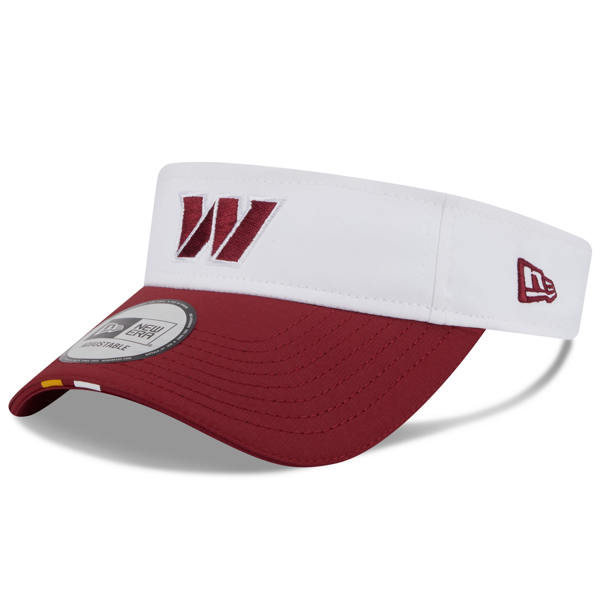 Men's New Era White/Burgundy Washington Commanders 2025 NFL Training ...
