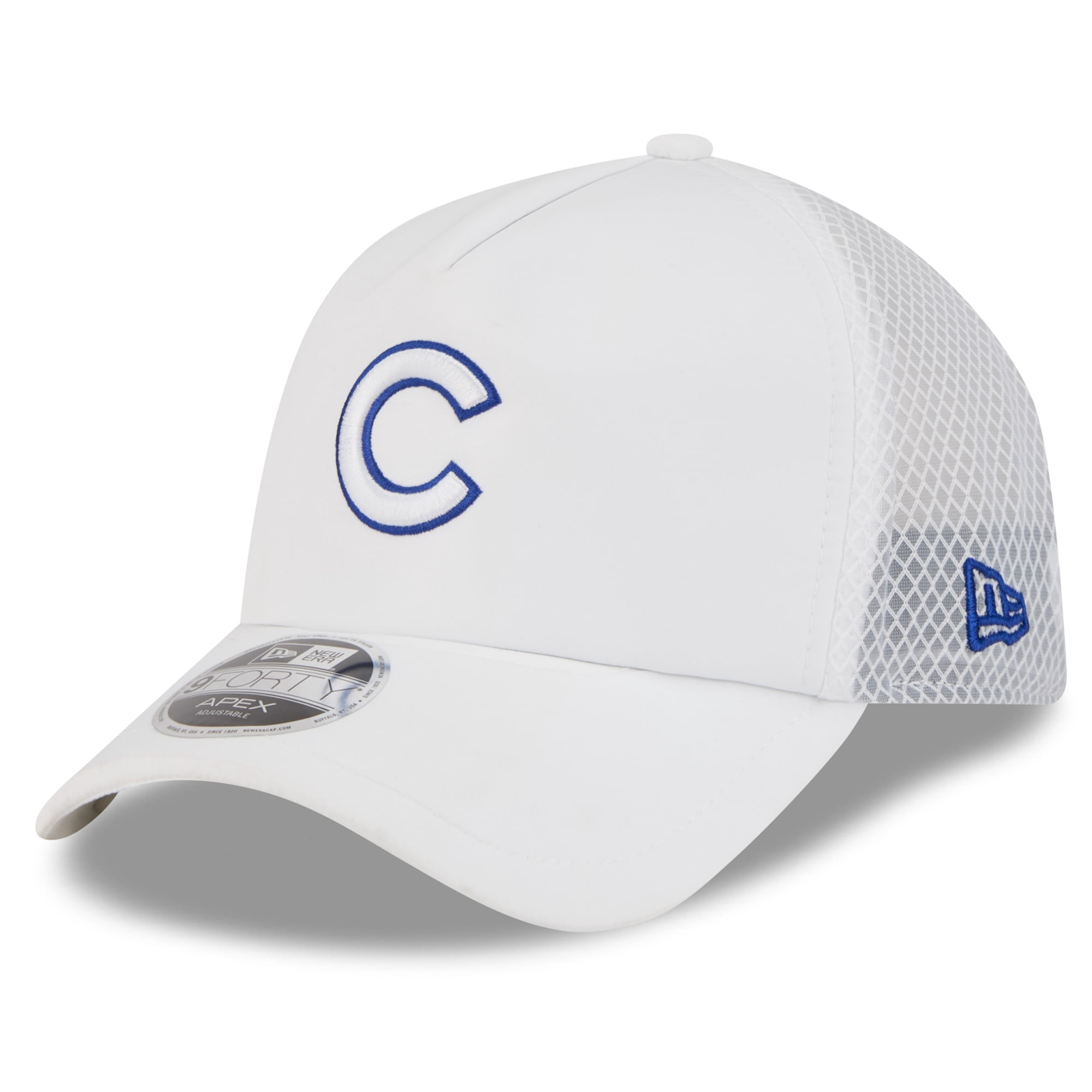 Men's New Era White Chicago Cubs 2026 Batting Practice Apex 9FORTY ...
