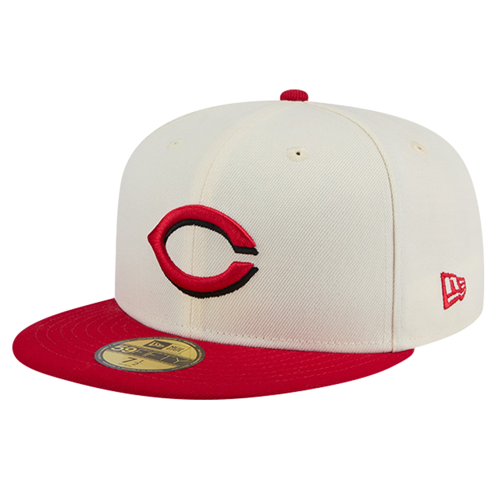 Men's New Era White Cincinnati Reds Chrome 59FIFTY Fitted Hat - Walmart.com