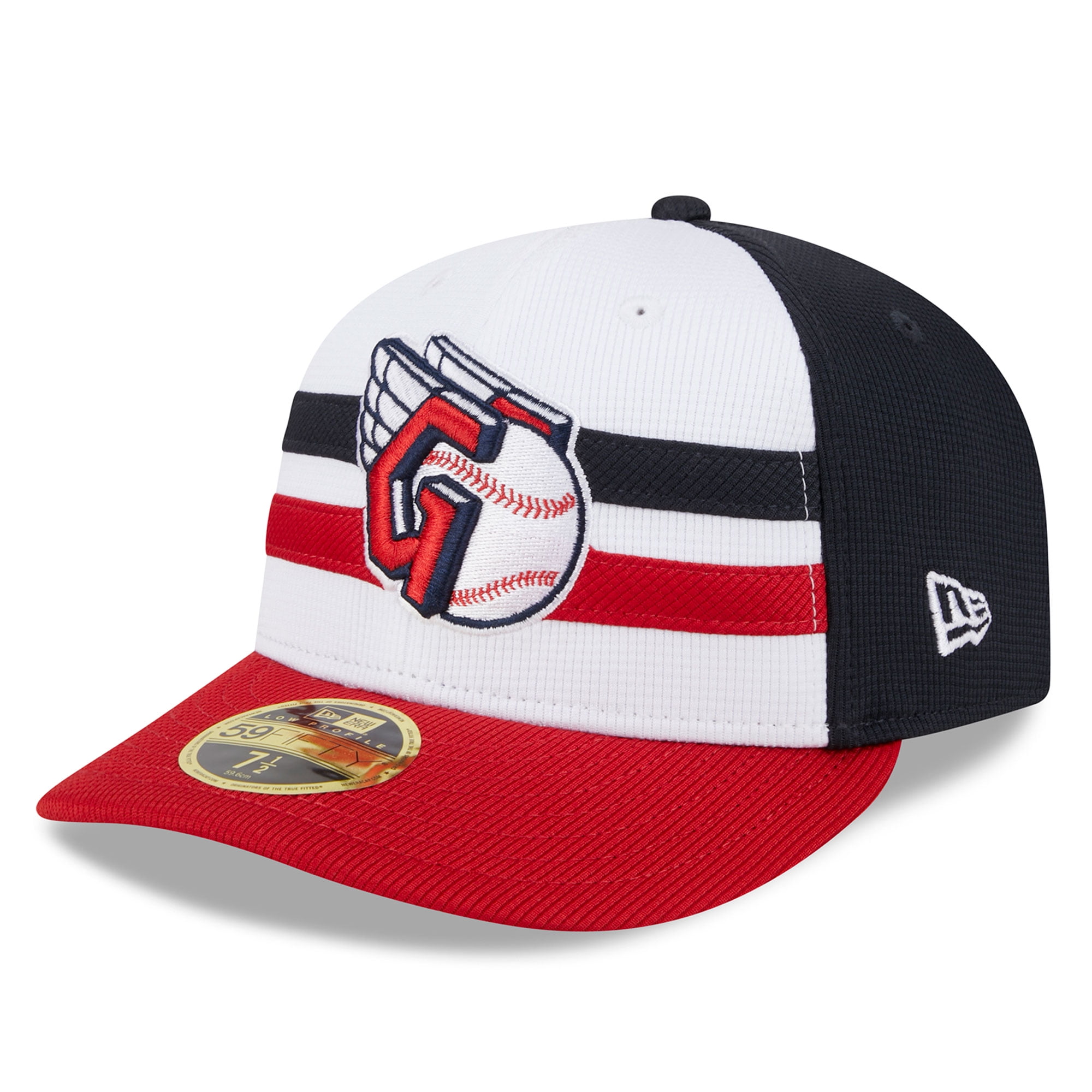 Men's New Era White Cleveland Guardians 2025 Batting Practice Low ...