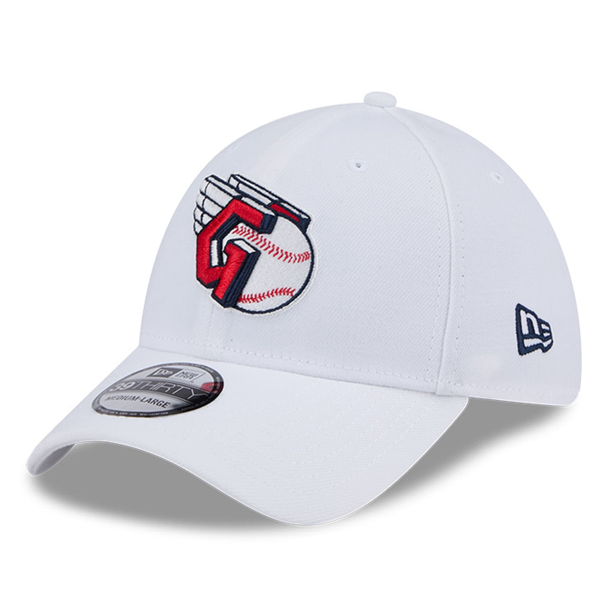 Men's New Era White Cleveland Guardians 39THIRTY Flex Hat - Walmart.com