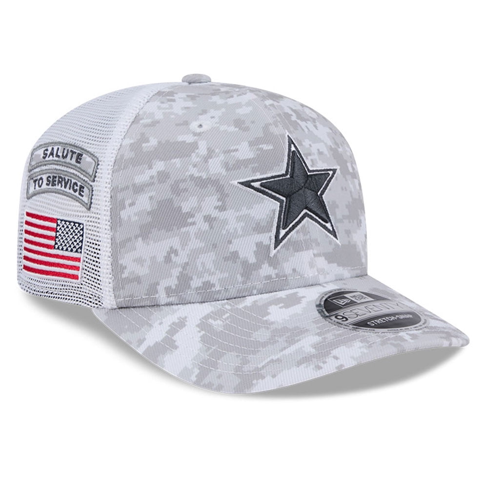 Men's New Era White Dallas Cowboys 2024 Salute To Service Digital Camo ...