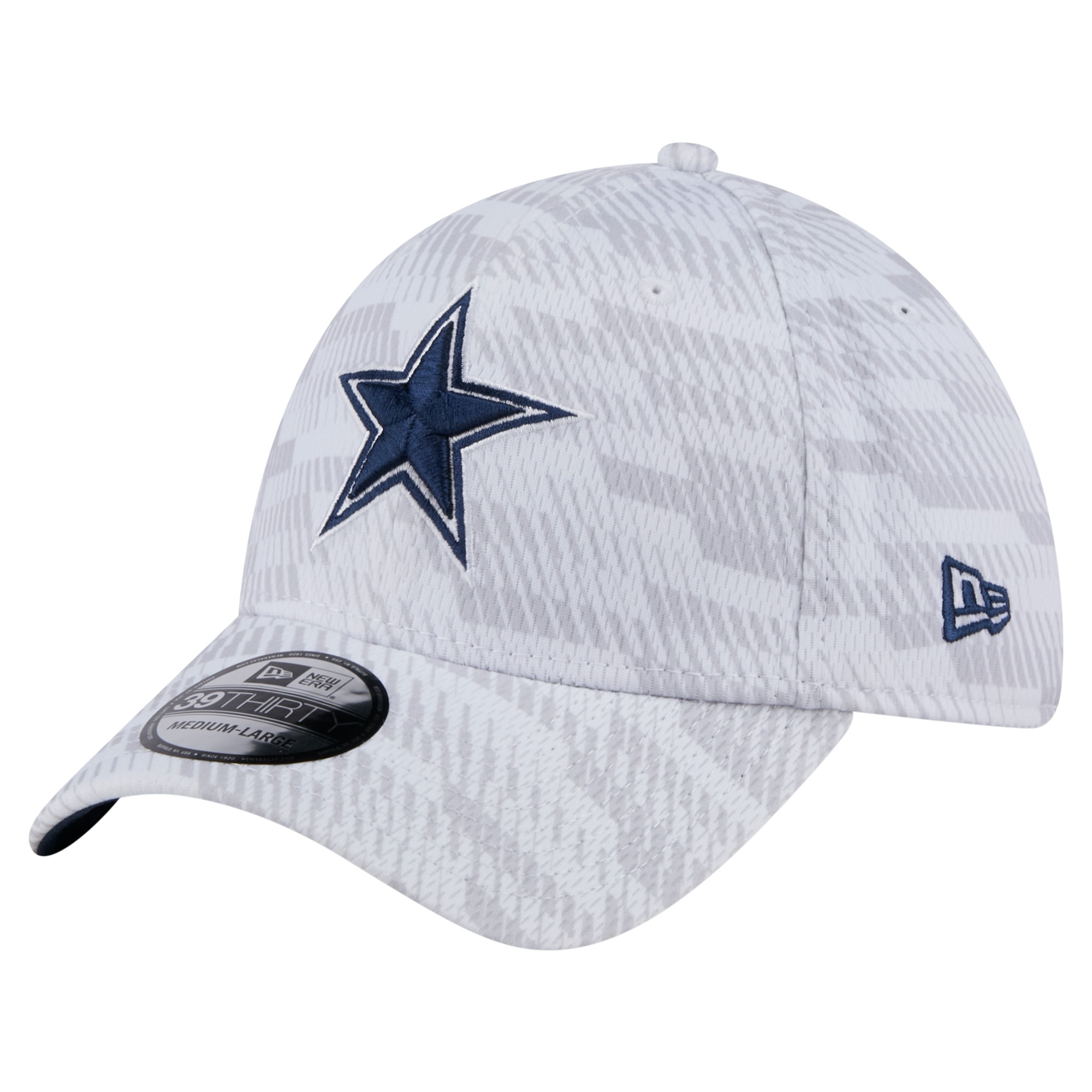 Men's New Era White Dallas Cowboys Gameday Graded 39THIRTY Flex Hat ...